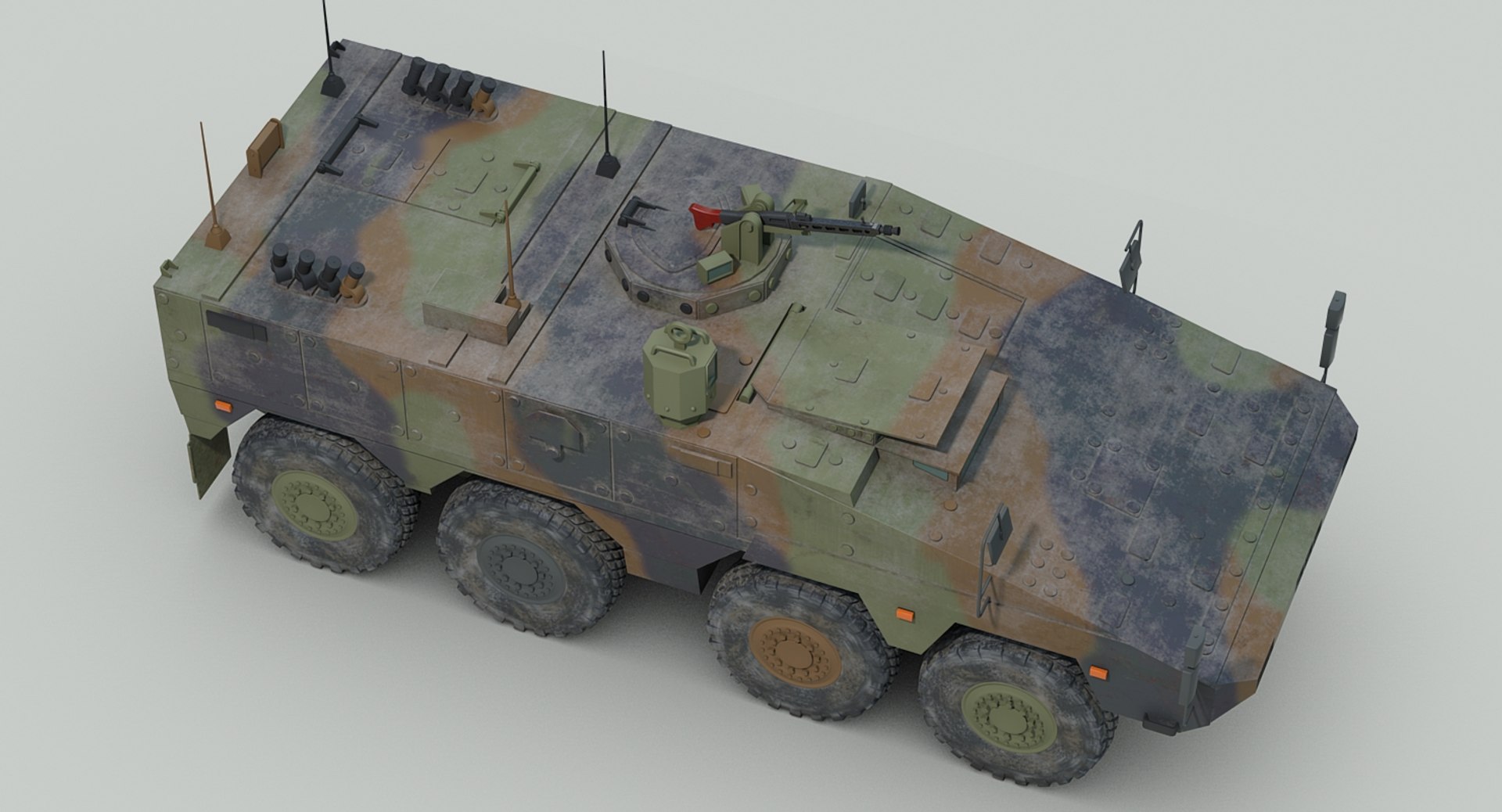 Modern Boxer Mrav Military Vehicle 3d Max