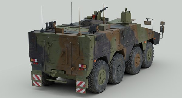 modern boxer mrav military vehicle 3d max