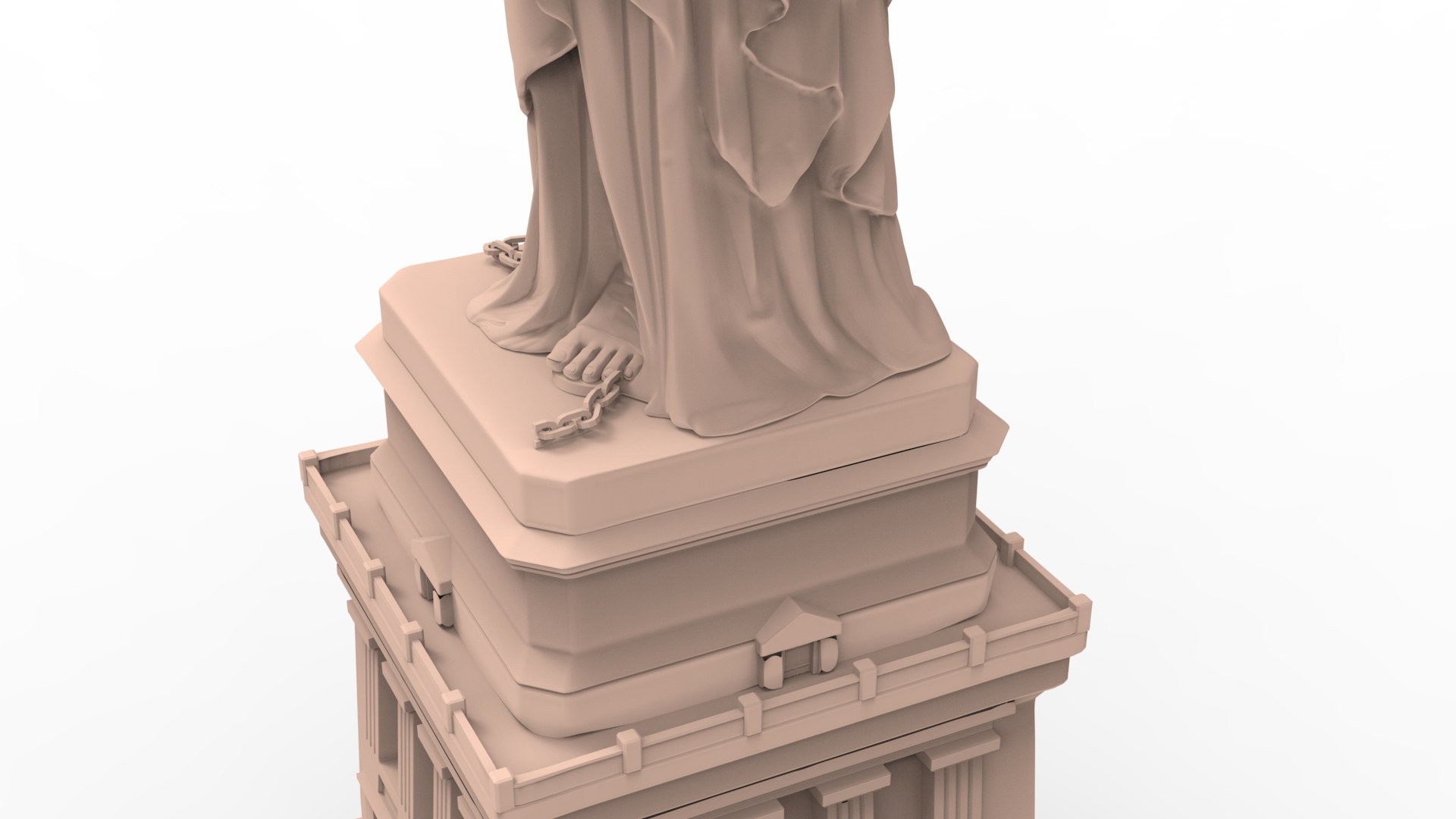 The Statue Of Liberty Model - TurboSquid 2147343
