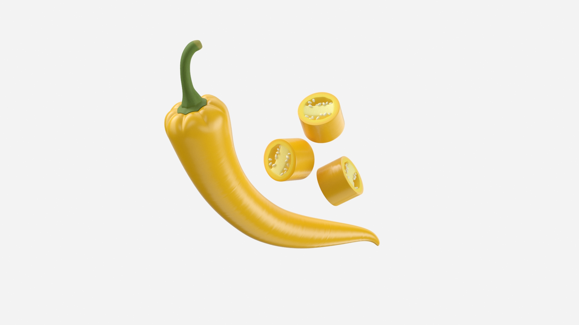 3D Red Chili Pepper Model - TurboSquid 2251627