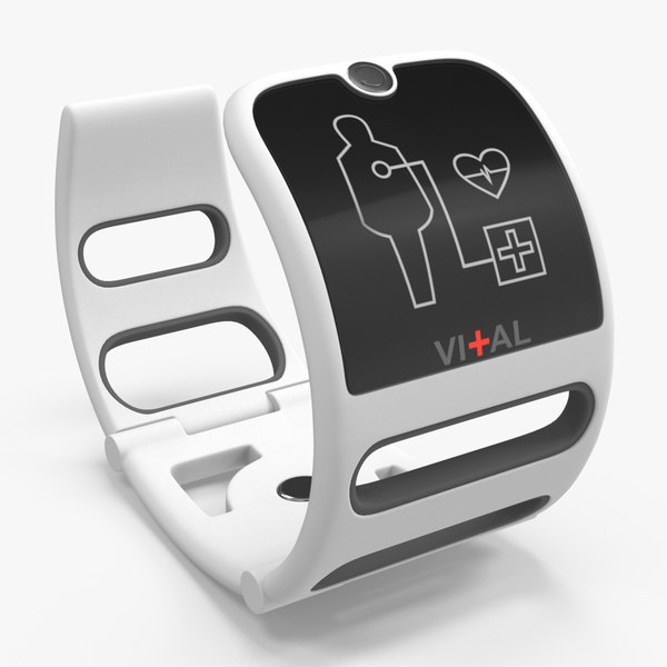 Design Gesundheitsmonitoring Armband Vital Grau 3D-Modell - TurboSquid ...