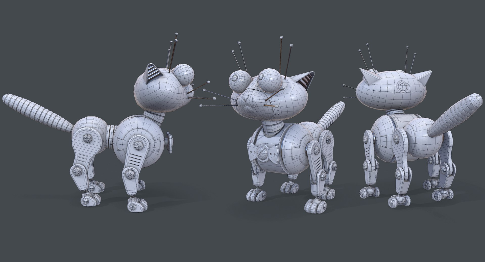 Cat Robot 3D Model - TurboSquid 1446887