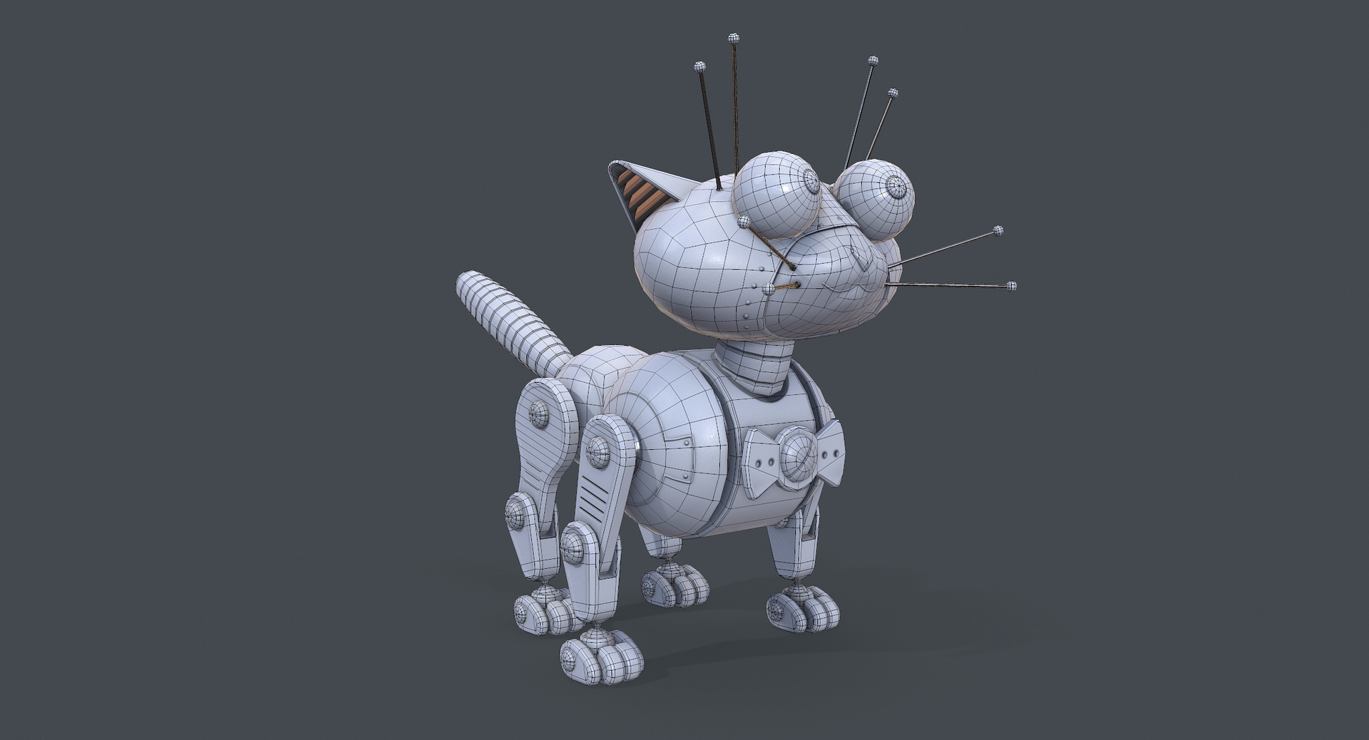 Cat Robot 3D Model - TurboSquid 1446887