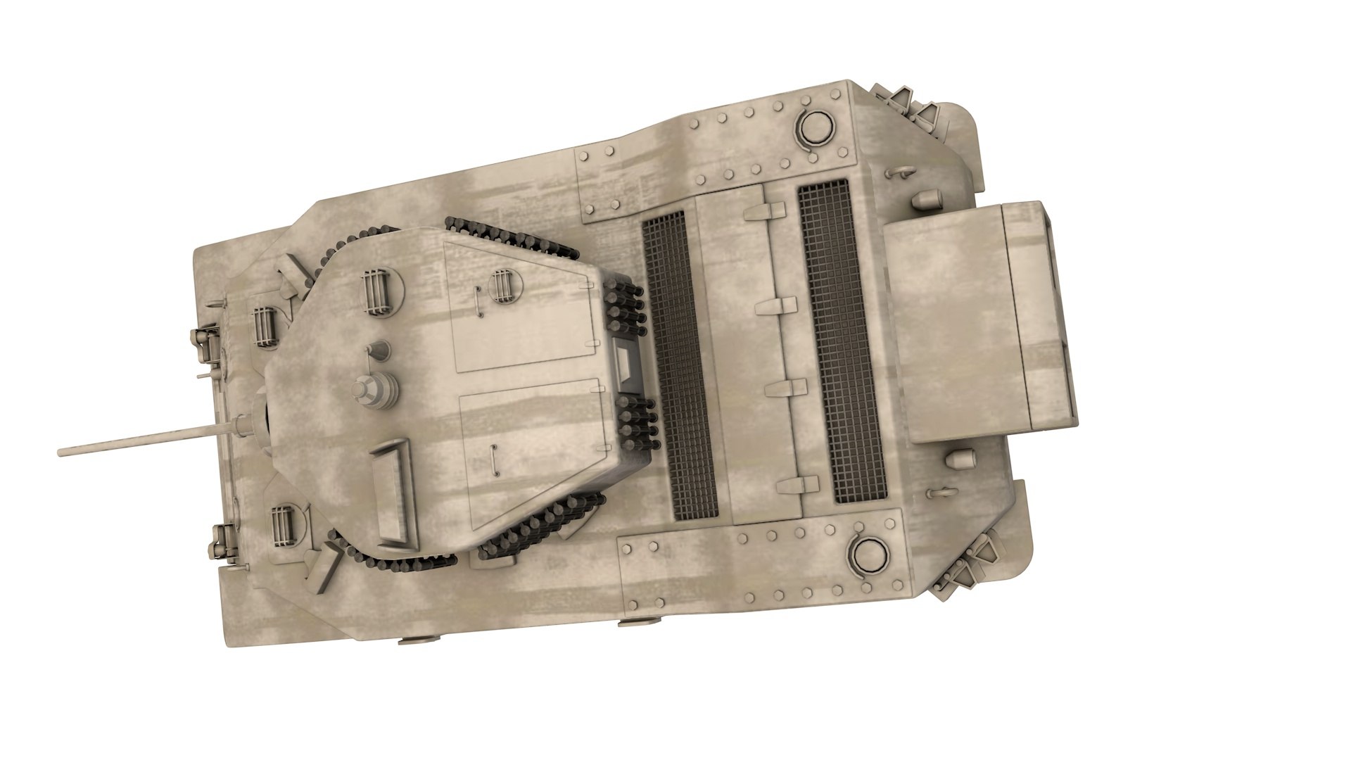 3D M5 Stuart Light Tank Model - TurboSquid 2140735