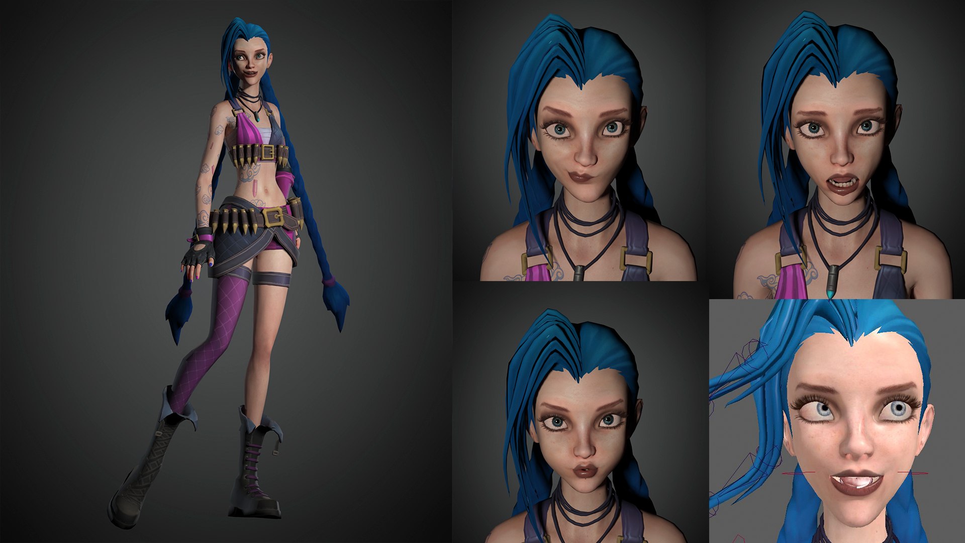 modelo 3d Jinx liga de leyendas - TurboSquid 1824116