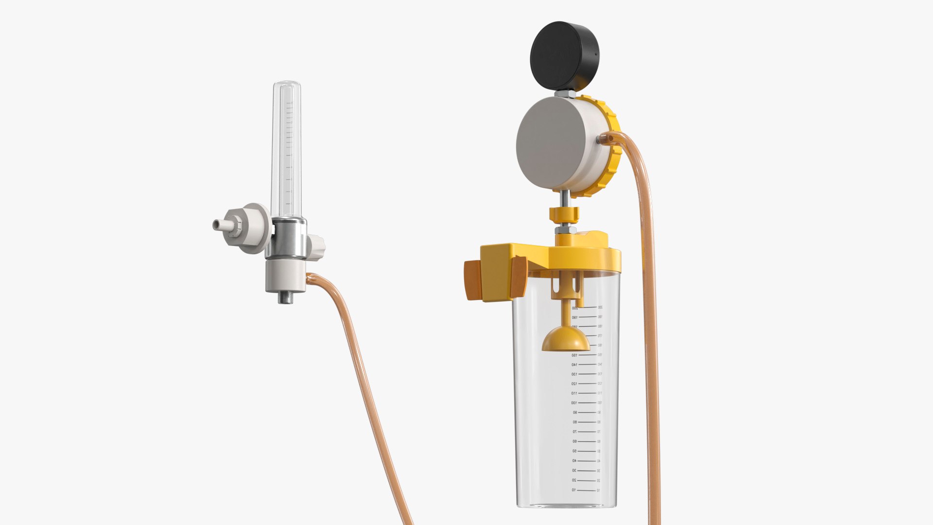 3D Hospital Vacuum Aspiration System Wall-Mounted - TurboSquid 2406482