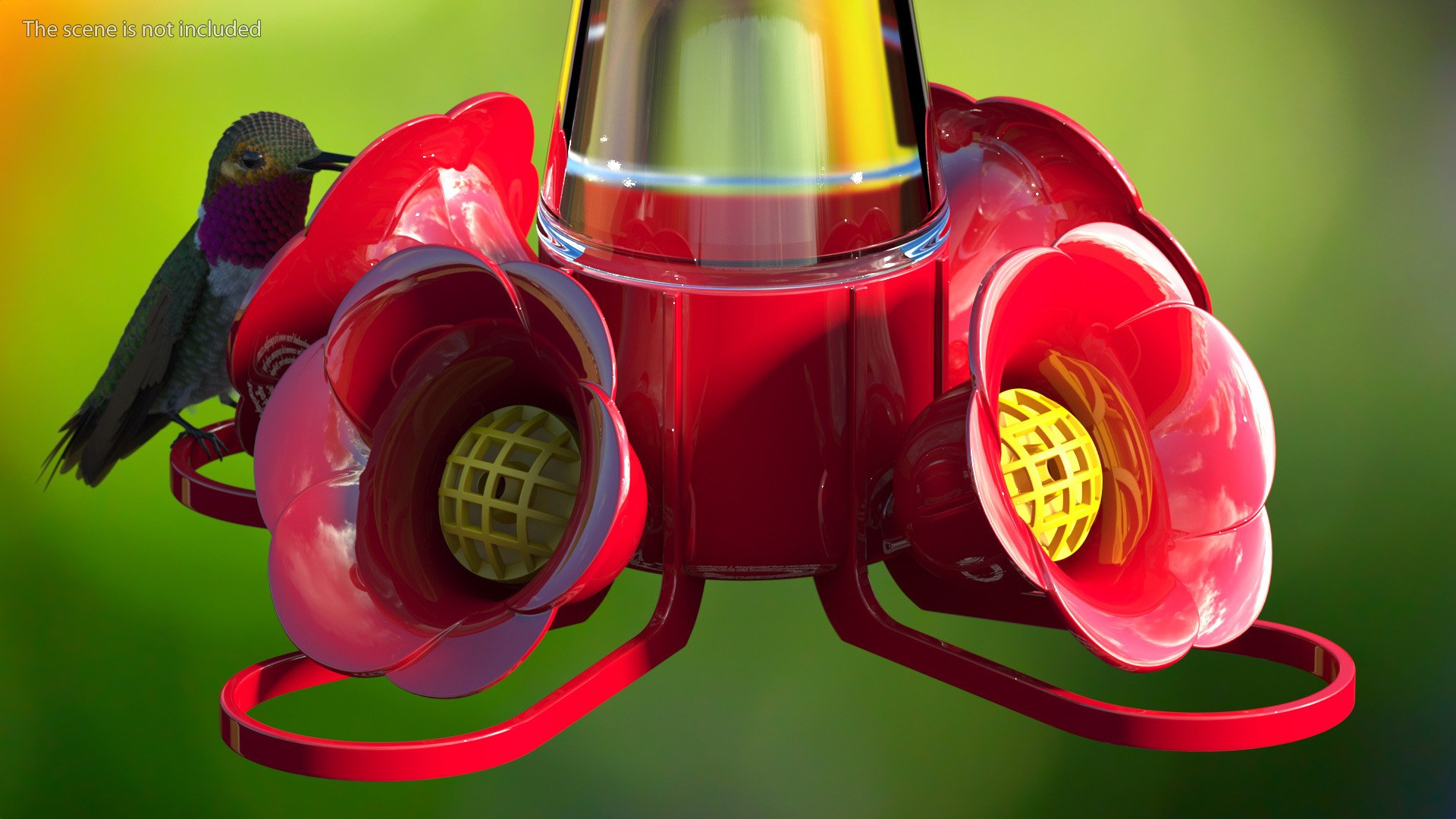 Plastic Feeder For Hummingbird 3D Model - TurboSquid 1993572