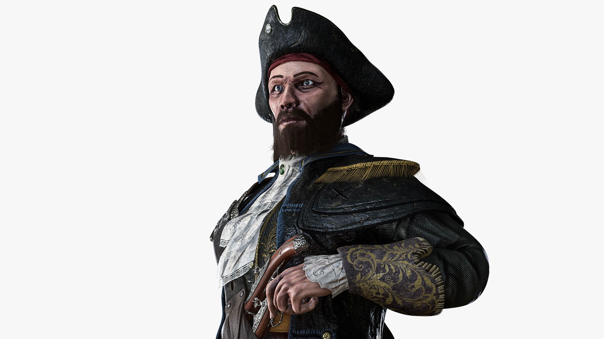 Captain pirate character 3D model - TurboSquid 1694424