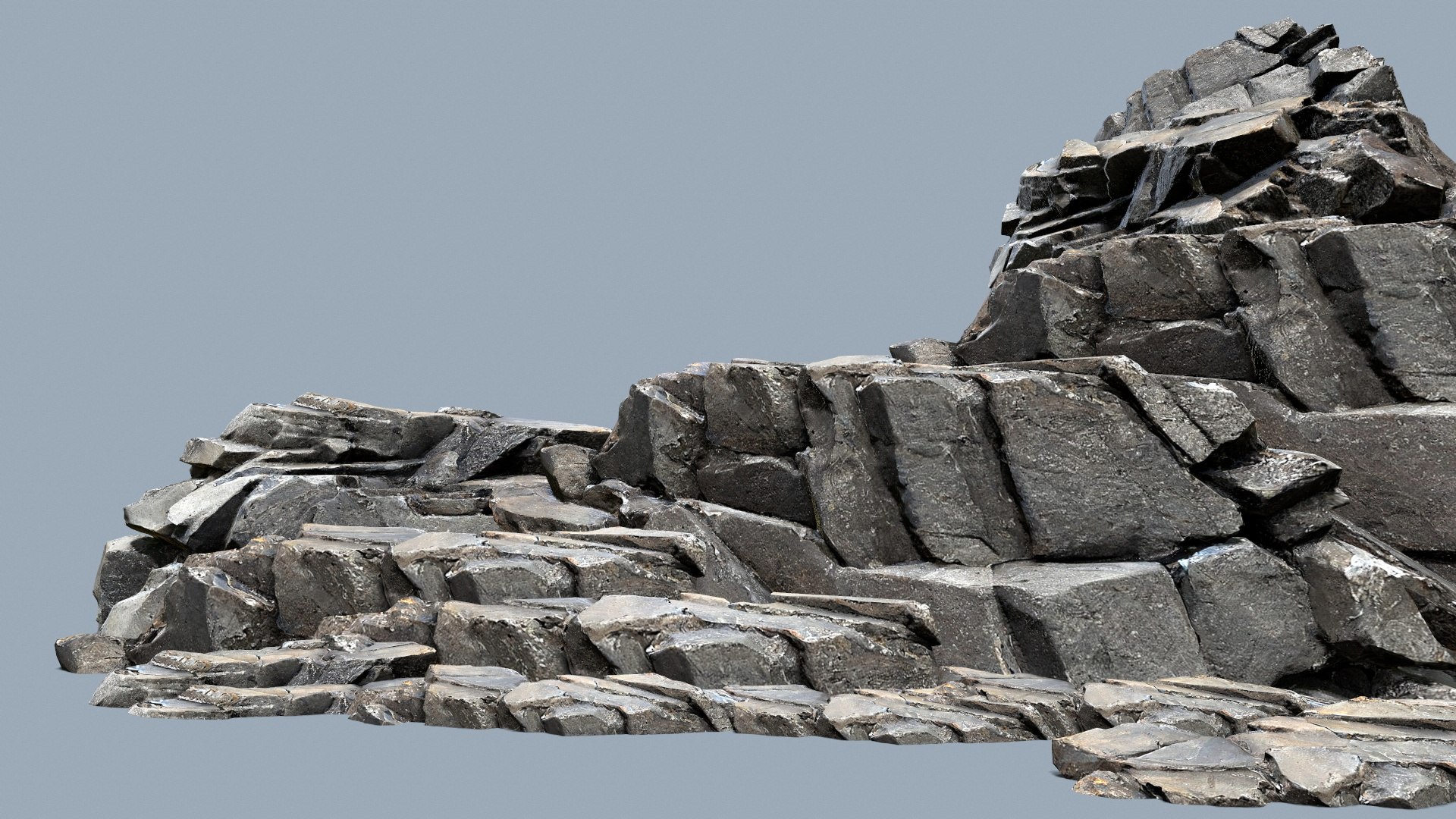 Cliff Rocks Model - TurboSquid 2216395