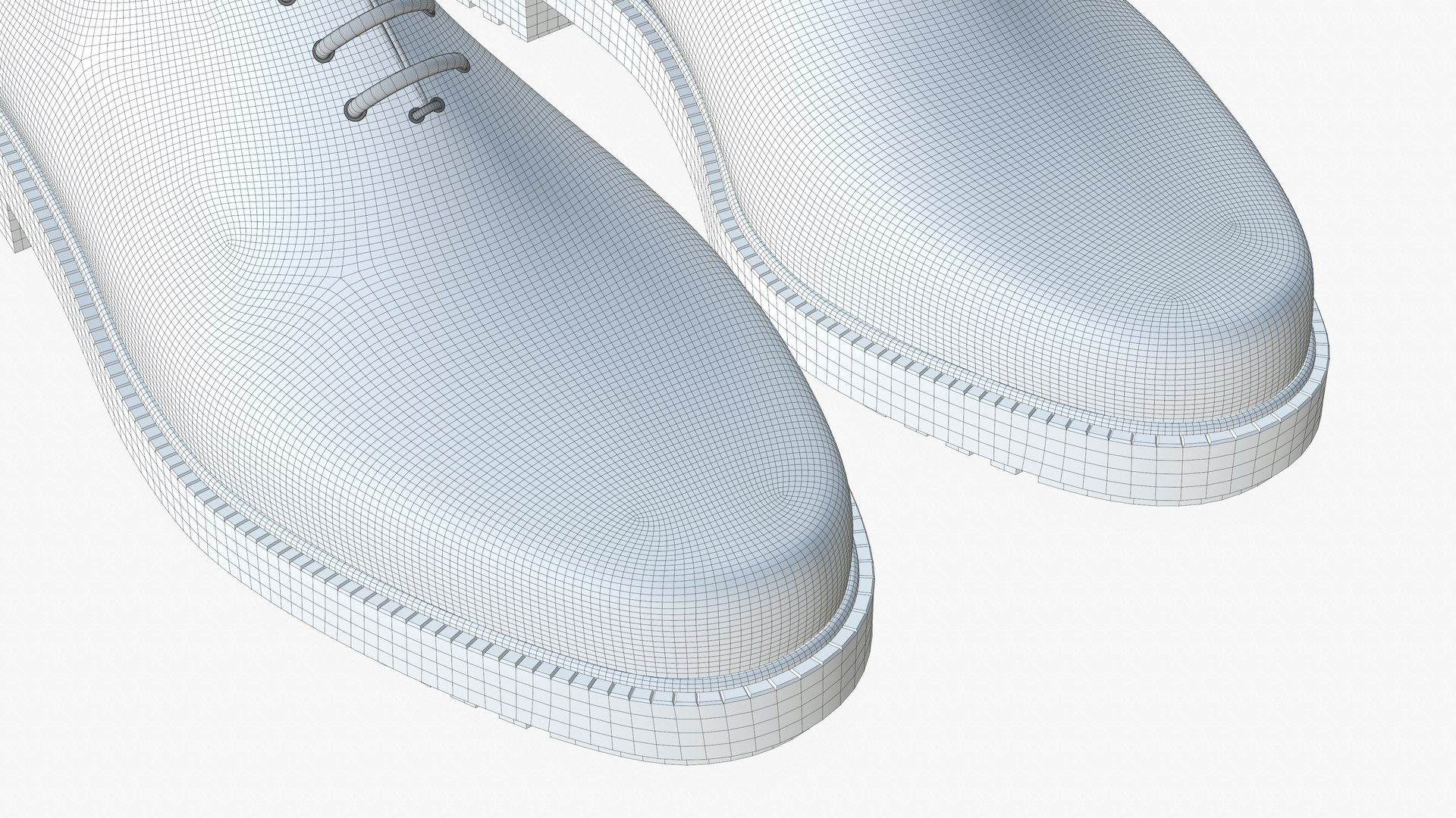 Realistic Leather Lace Up Shoes Modern model - TurboSquid 1942956