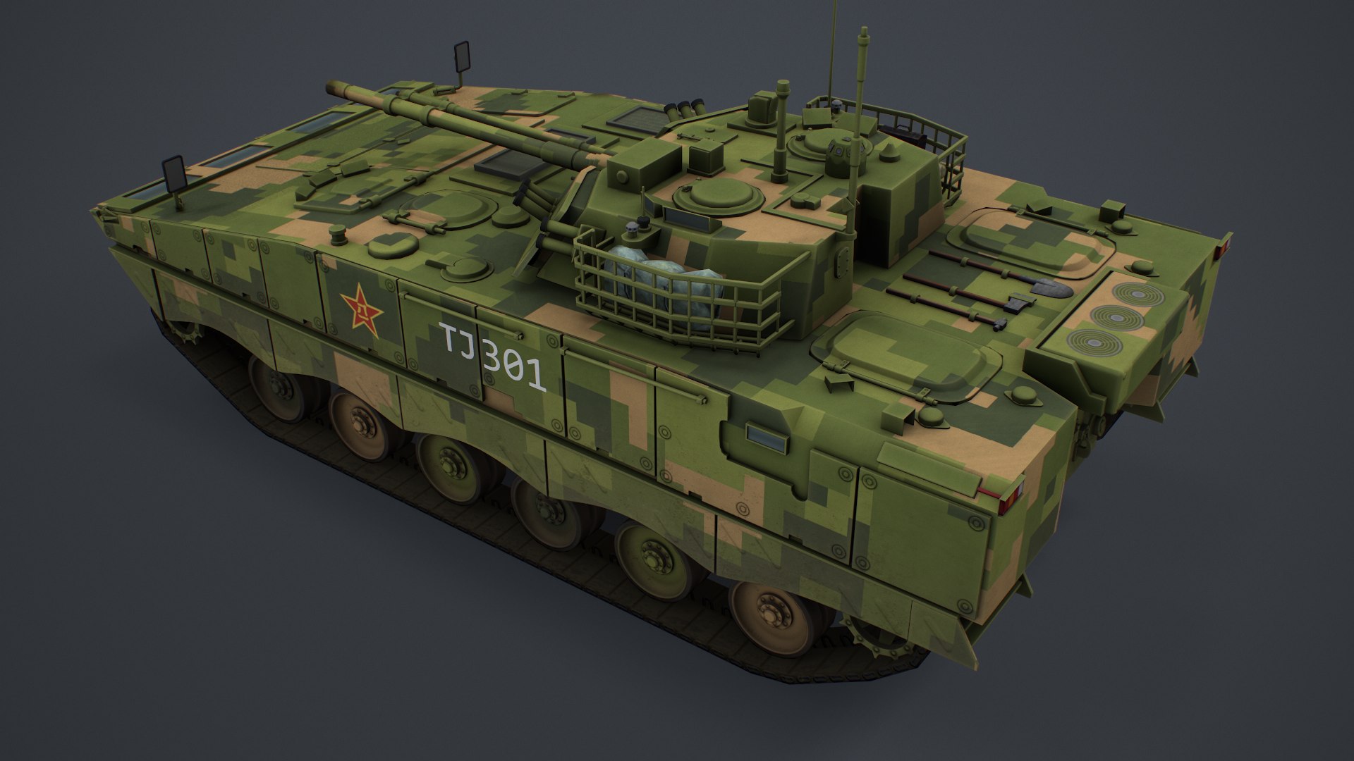 ZBD 04A 3D Model - TurboSquid 1735756