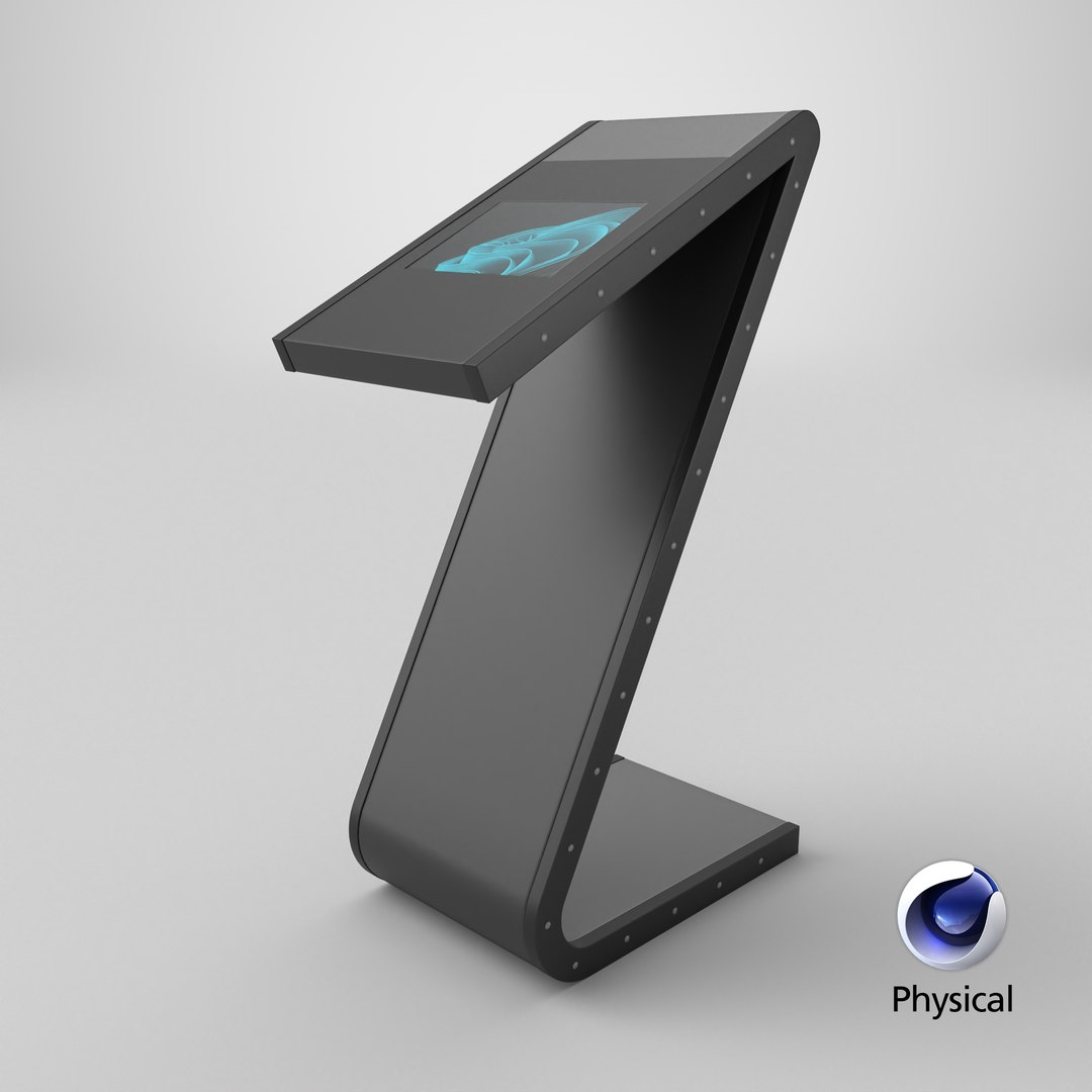 3D Kiosk Info Model - TurboSquid 1229104
