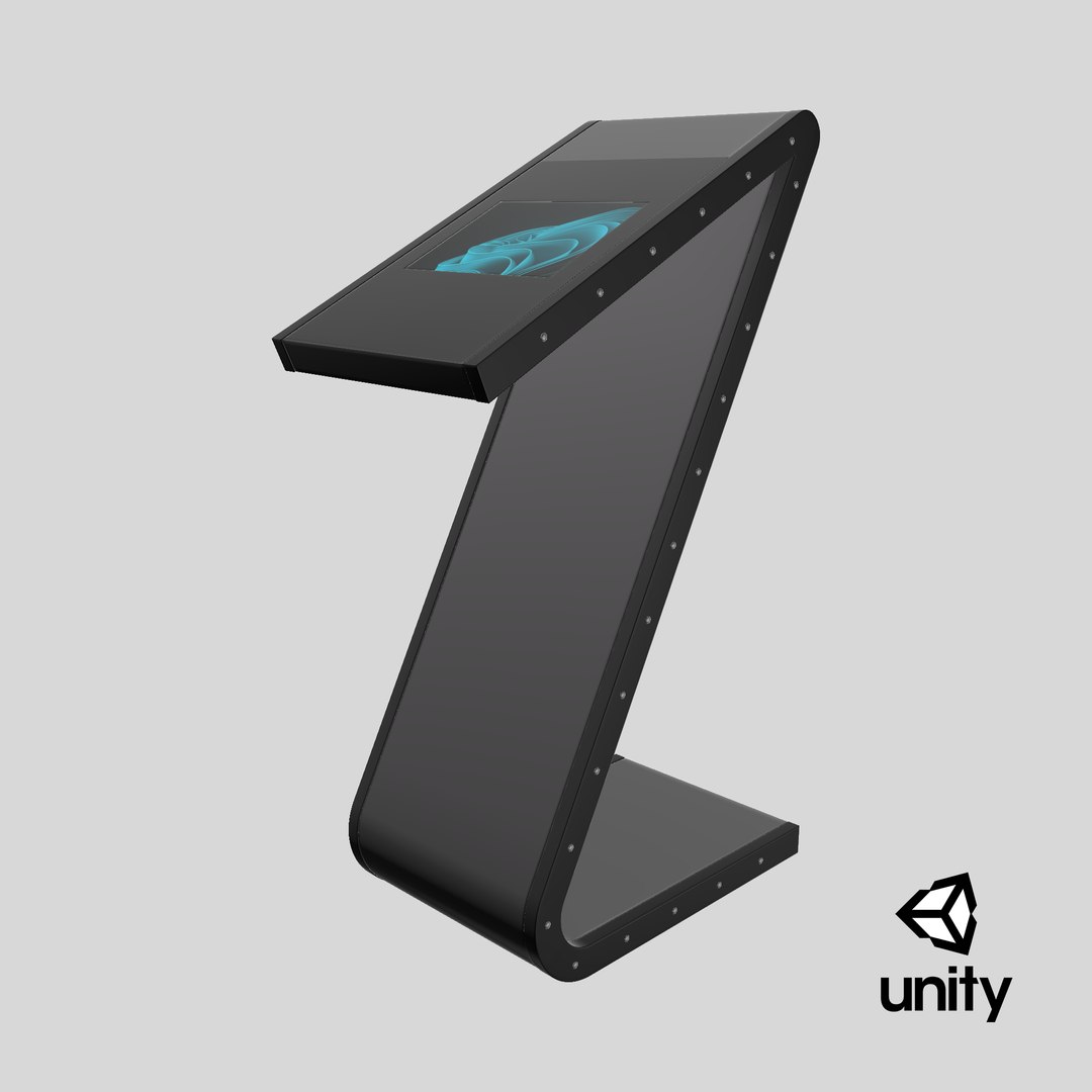 3D Kiosk Info Model - TurboSquid 1229104