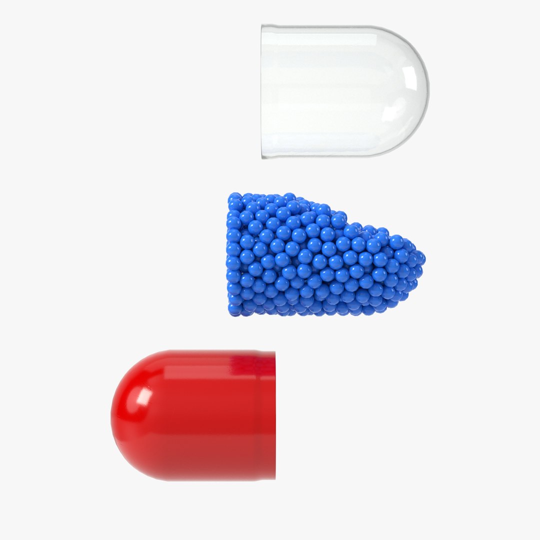 3D Capsule pill with 4K PBR tex and color variations - TurboSquid 1715665