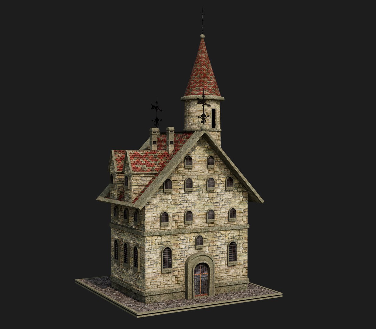 Free Free Old Building 3D Model - TurboSquid 1929812
