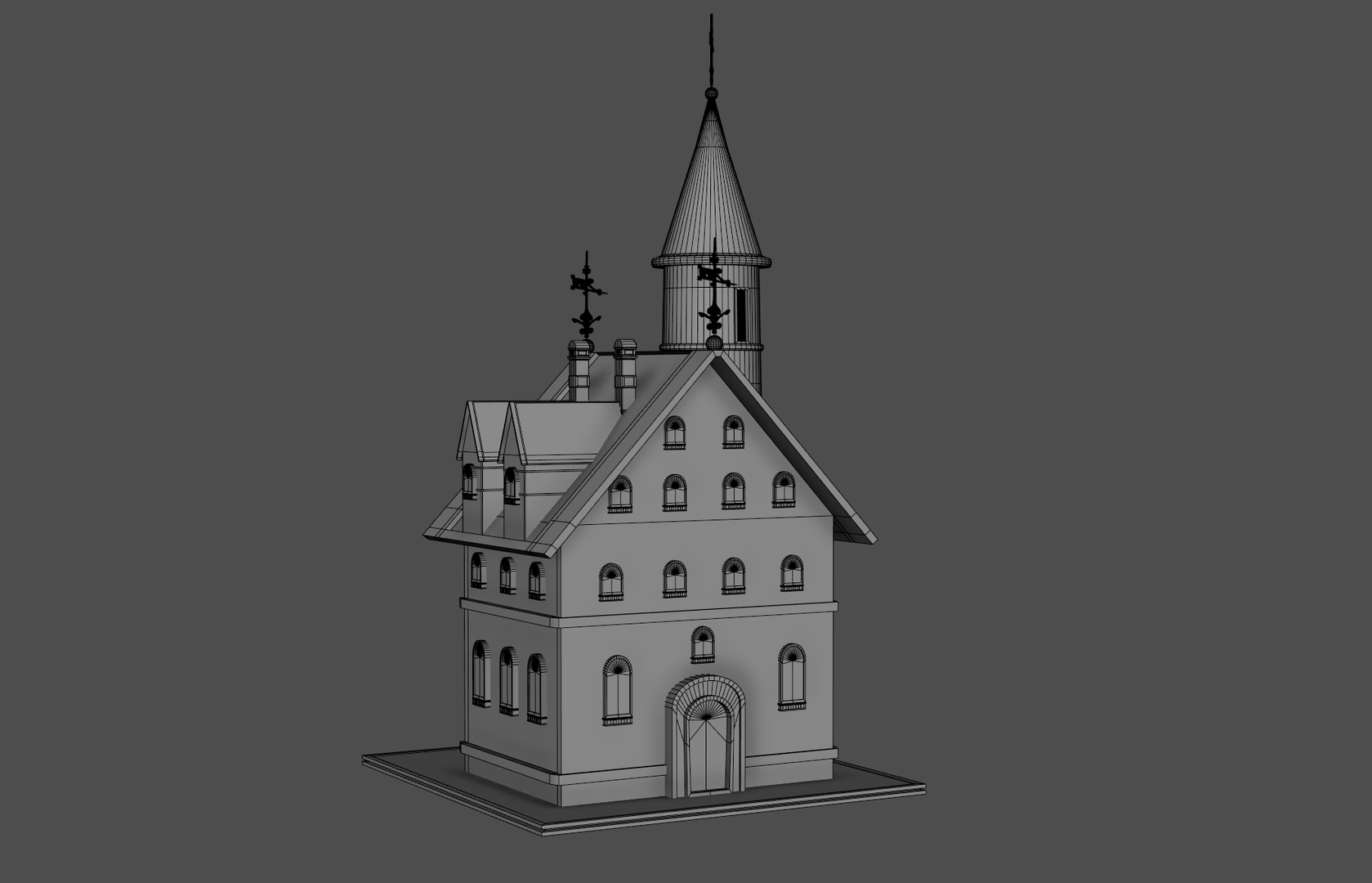 modelo 3d Free Old Building gratis - TurboSquid 1929812