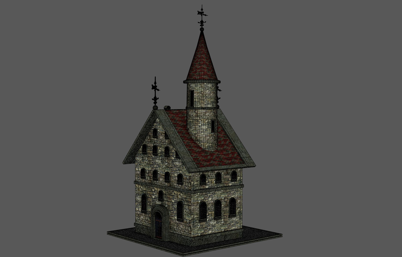 Free Free Old Building 3D Model - TurboSquid 1929812