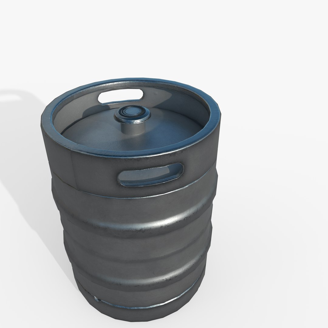 3D Beer Barrel - TurboSquid 2085157
