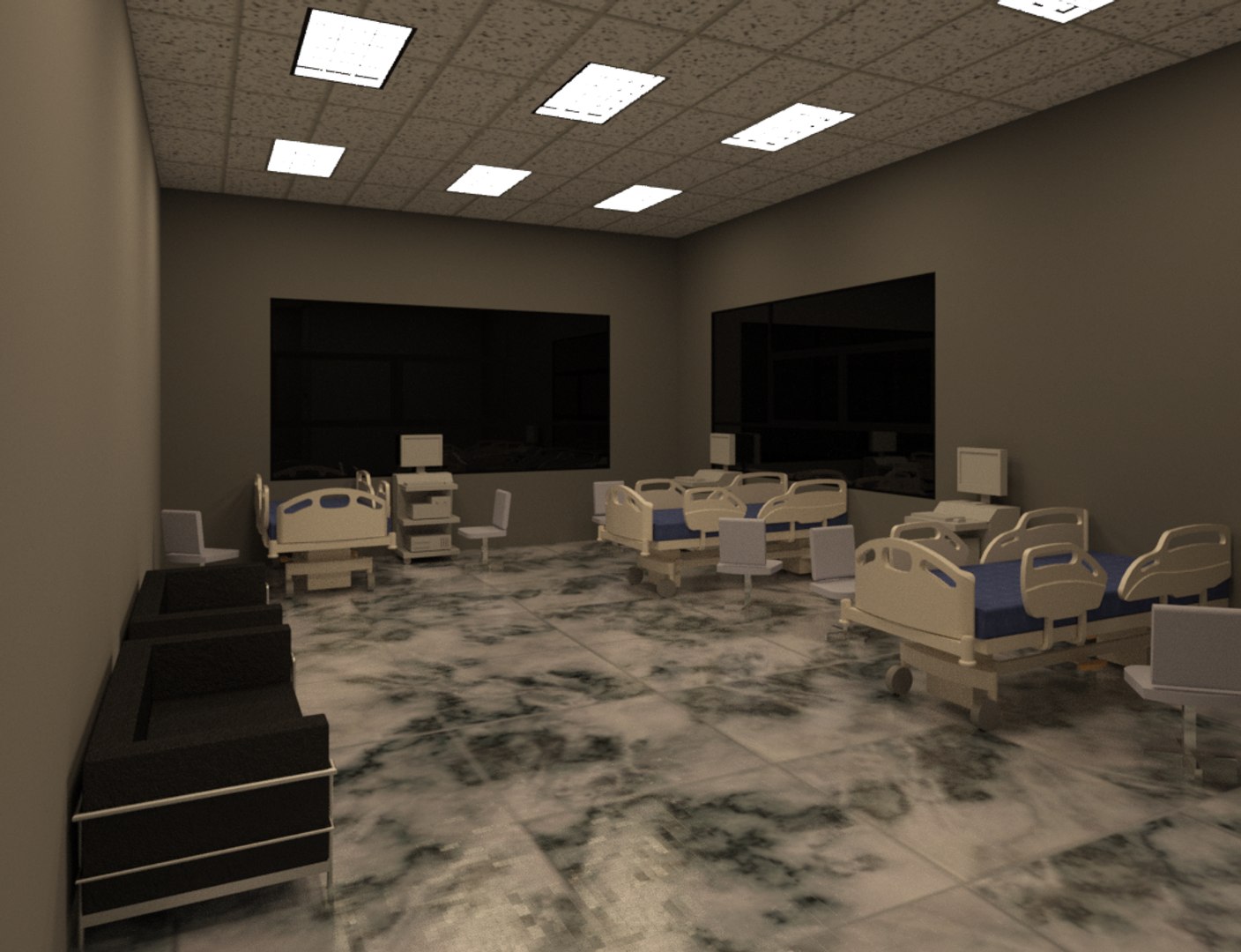 Revit Hospital 3D - TurboSquid 1469141