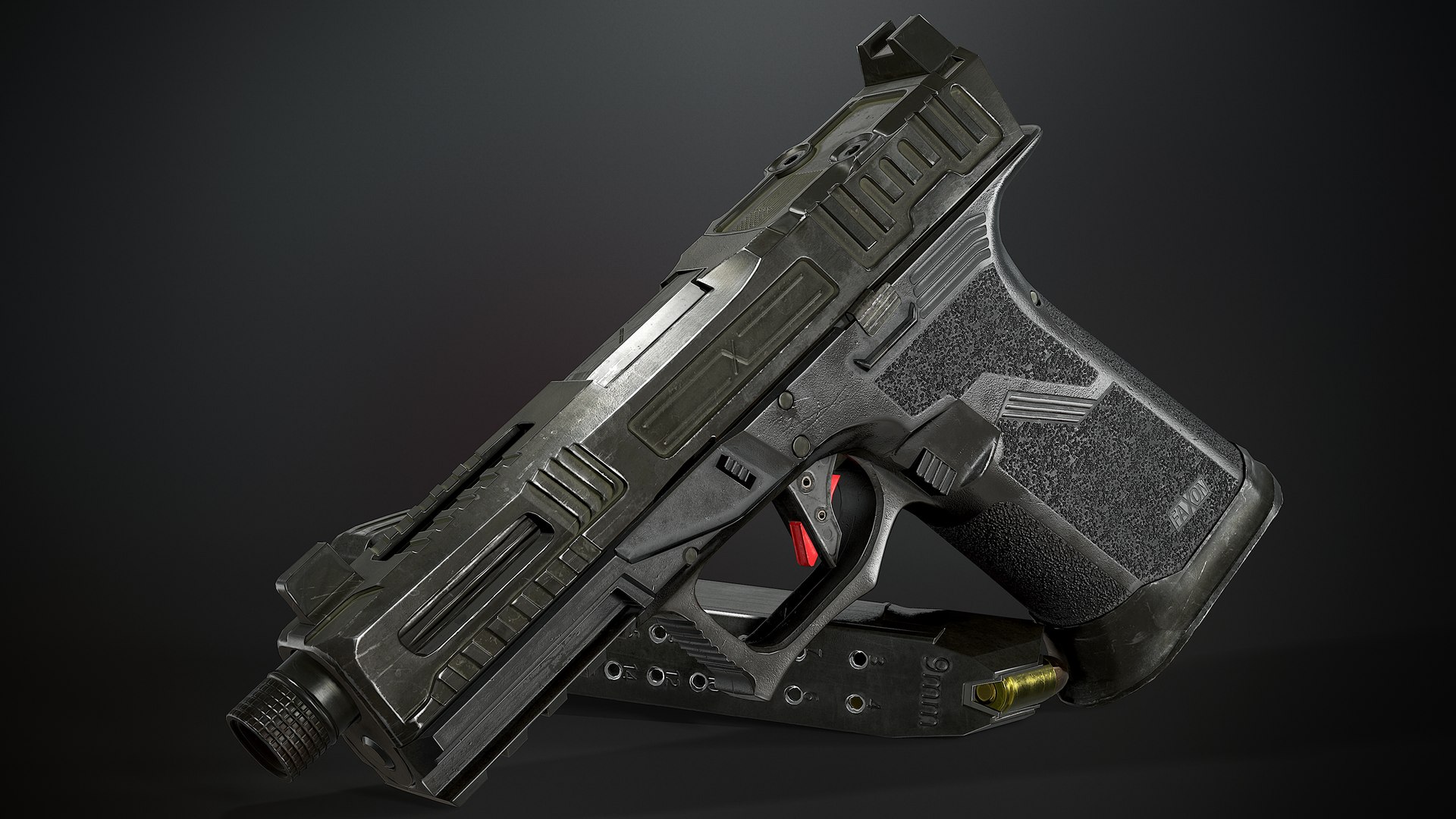 3D Faxon Fx-19 Hellfire - TurboSquid 1579726