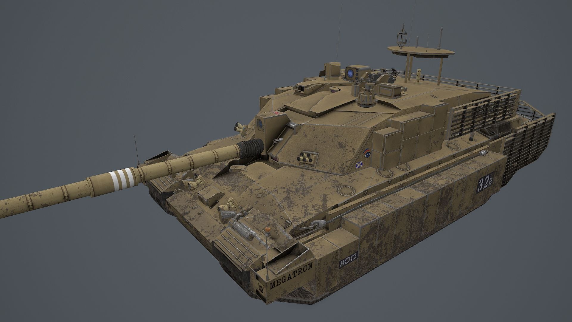 3D Challenger 2 Model - TurboSquid 1430319