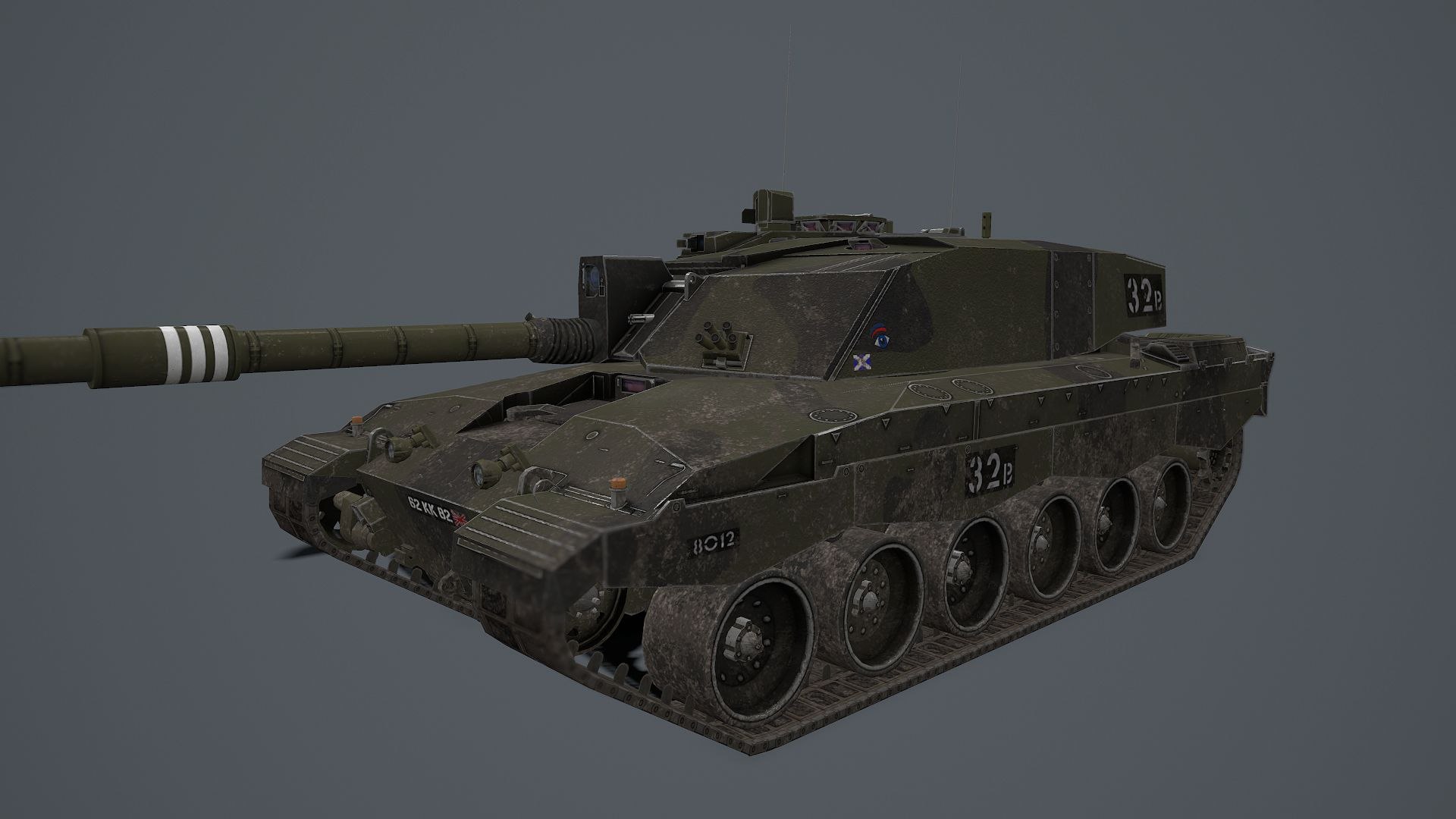 3D Challenger 2 Model - TurboSquid 1430319