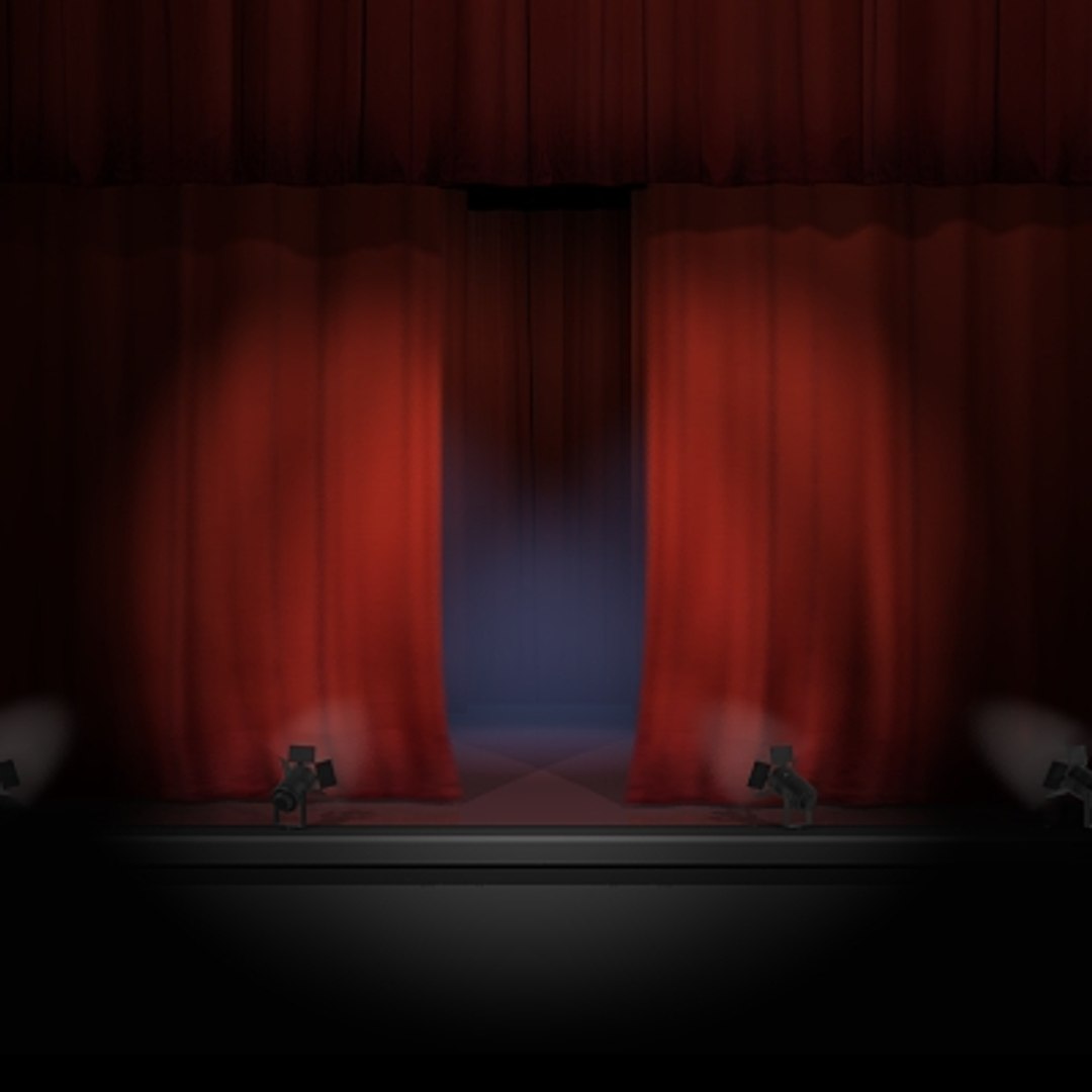 theatre stage 3d model