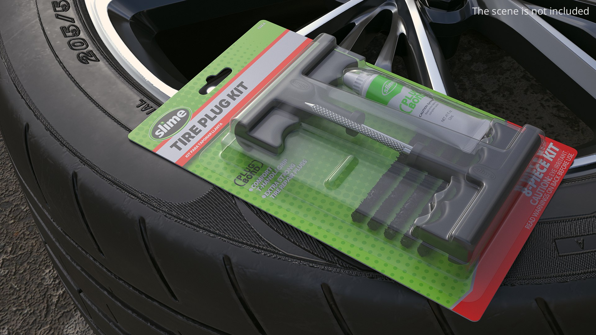 3D Model Slime Tire Puncture Tool Set With Plug Bond - TurboSquid 2481830