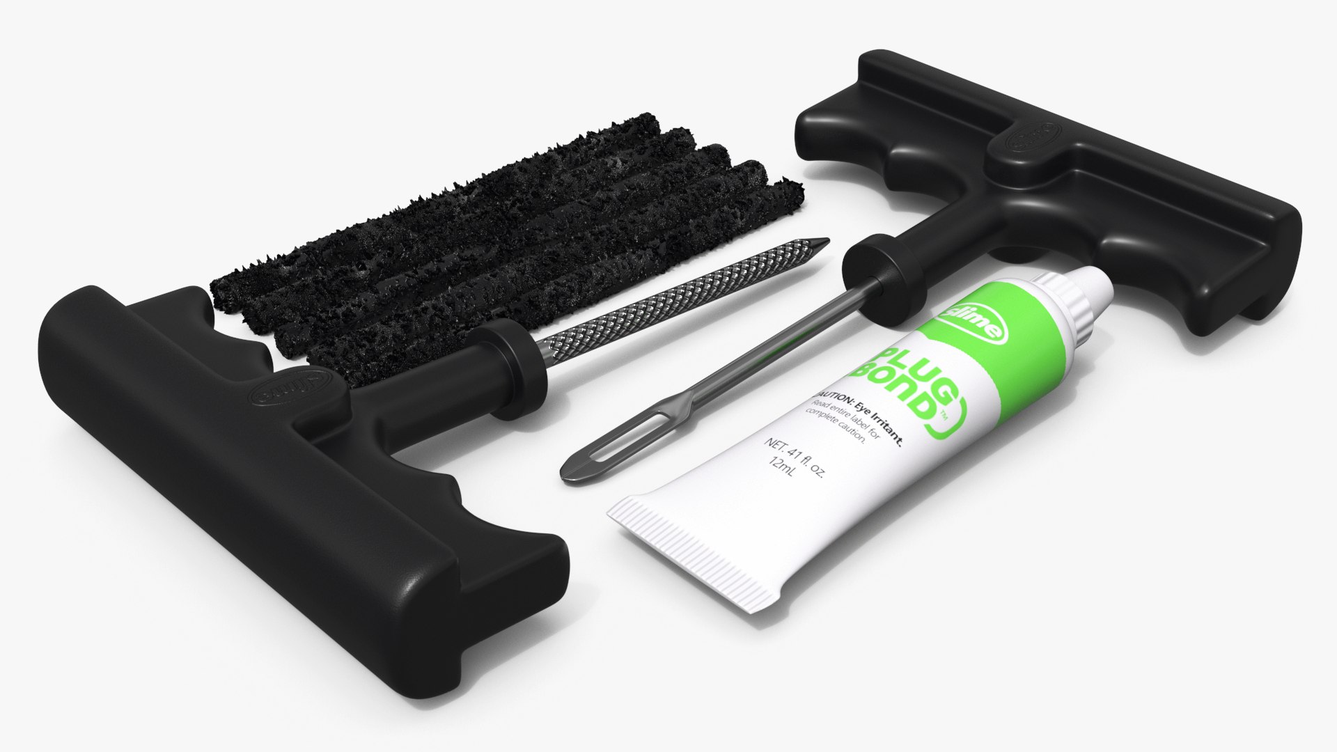 3D Model Slime Tire Puncture Tool Set With Plug Bond - TurboSquid 2481830