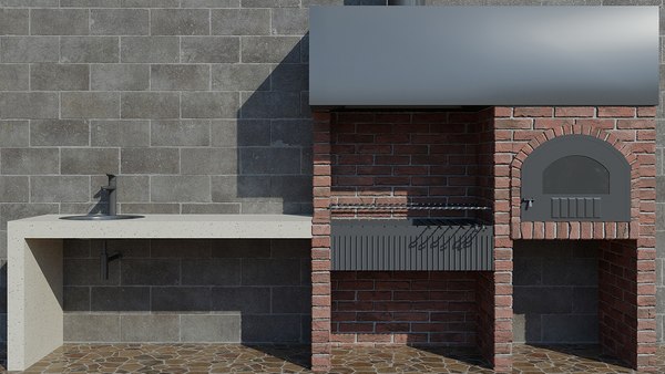 Barbecue grill model - TurboSquid 1698351