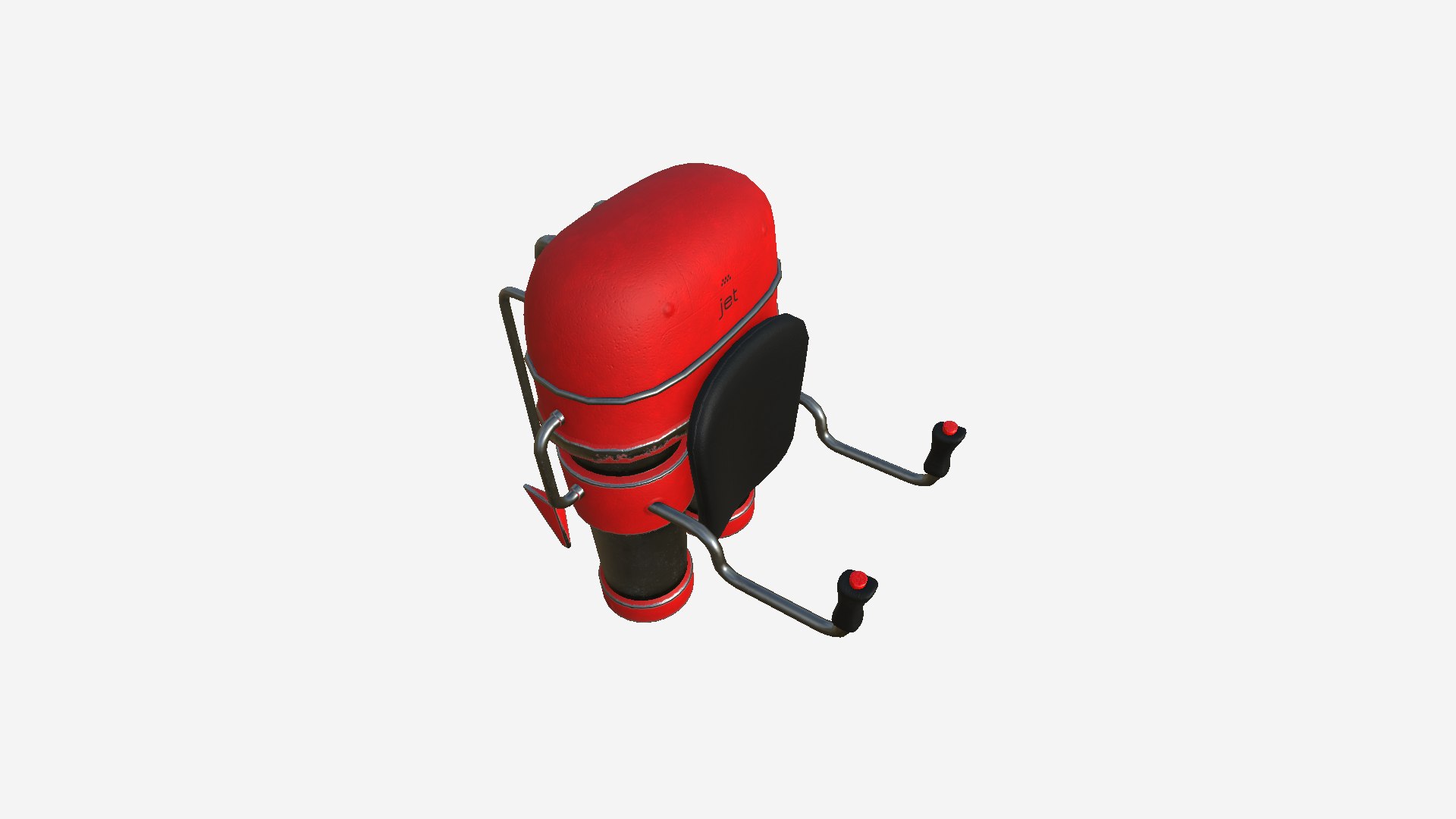 Jetpack C01 Red - SciFi Character Design Model - TurboSquid 1888389