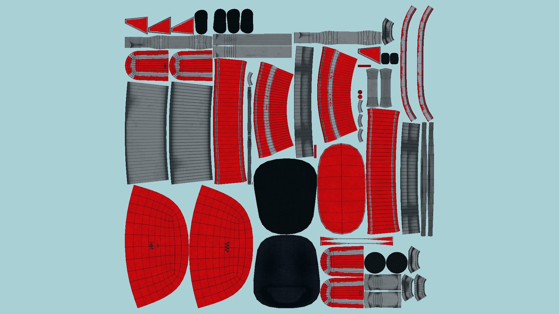 Jetpack C01 Red - SciFi Character Design Model - TurboSquid 1888389