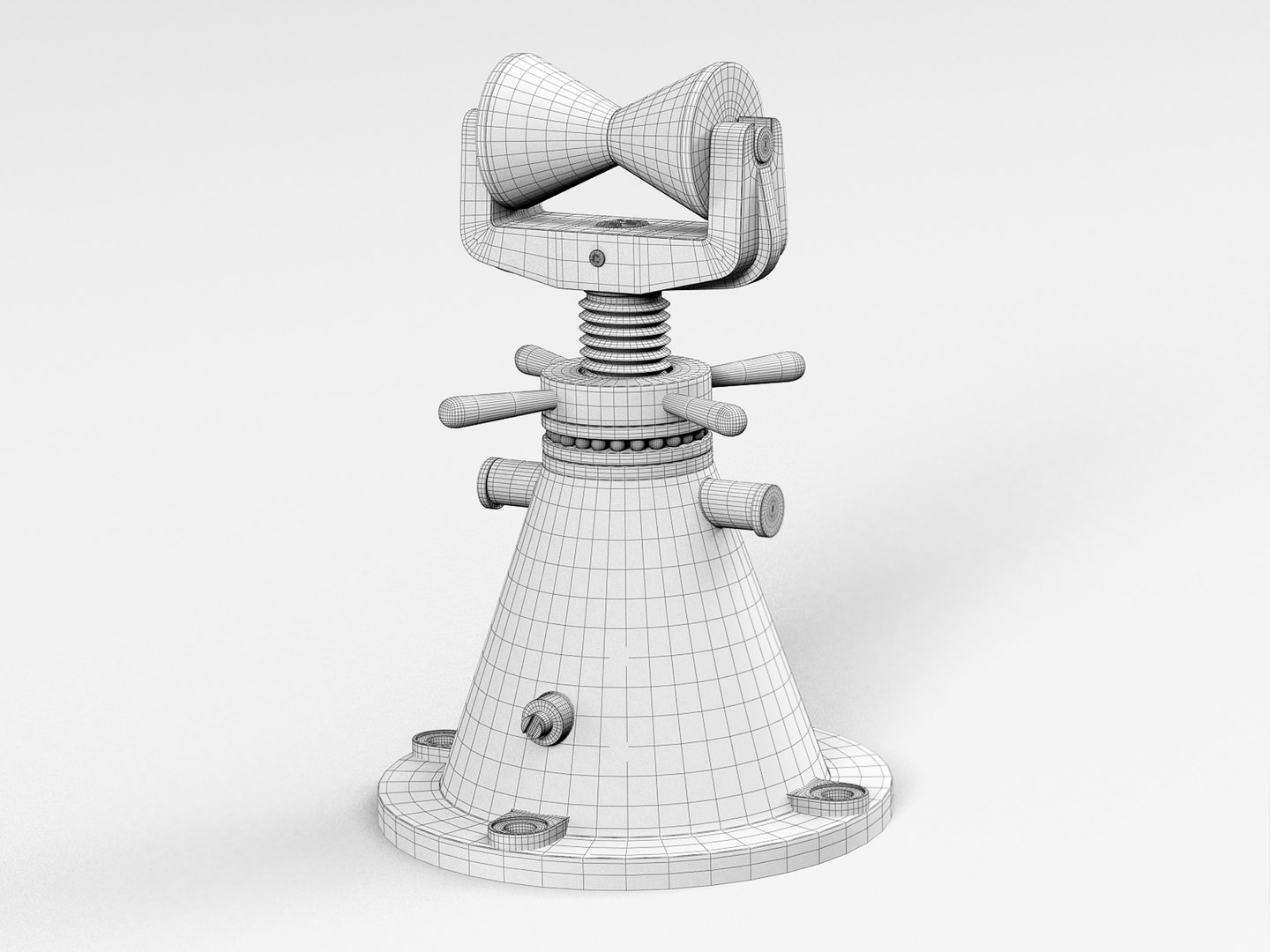 Industrial support 3D model - TurboSquid 2014065