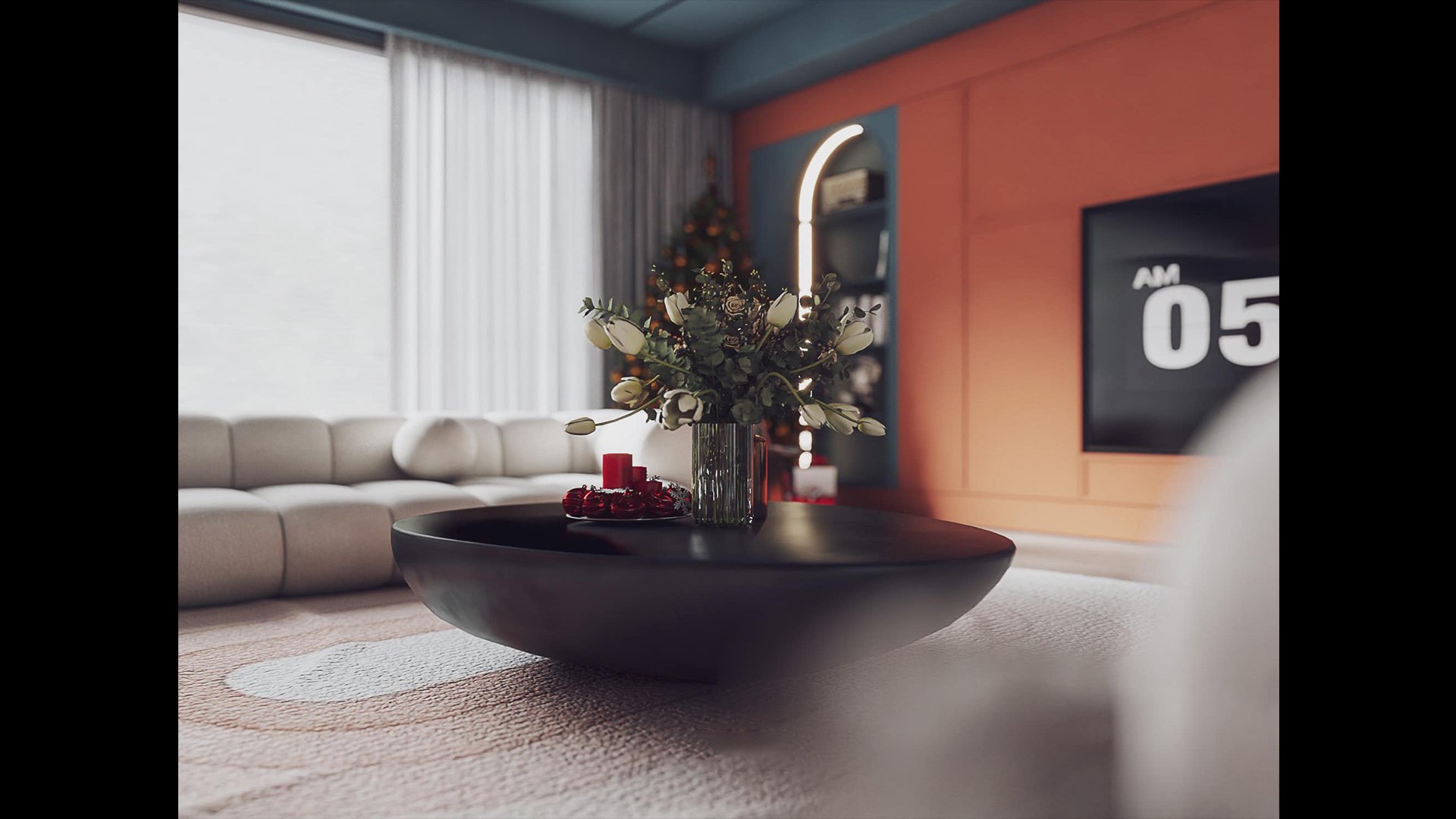 Living Room 01 - HanhCT - MAX FBX OBJ SKP Simlab Collada Model ...