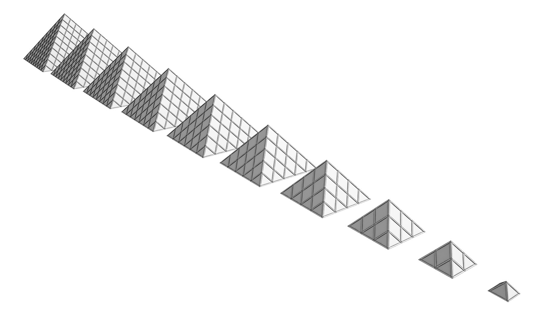 3D Model Pyramid Structure - TurboSquid 1603965
