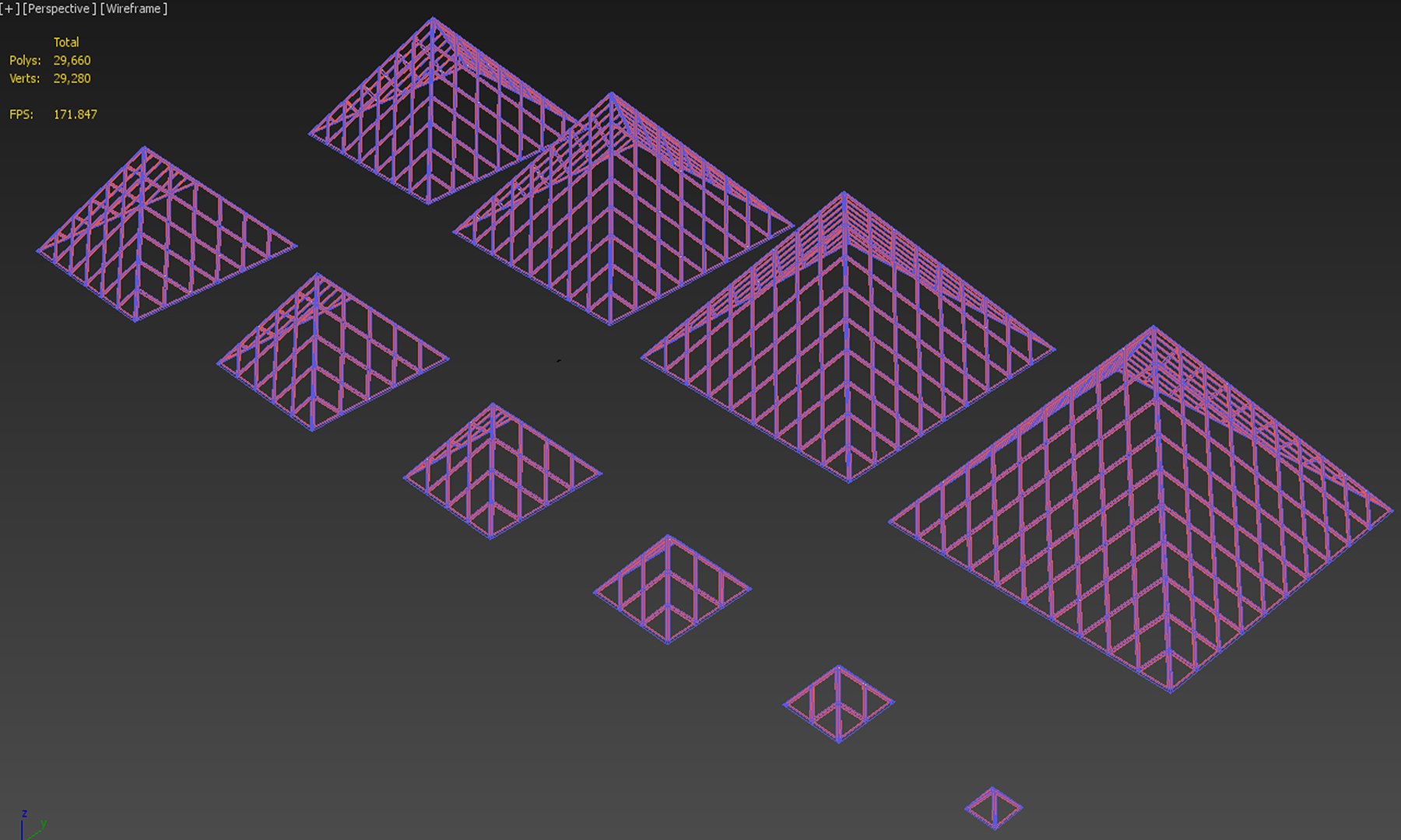 3D Model Pyramid Structure - TurboSquid 1603965