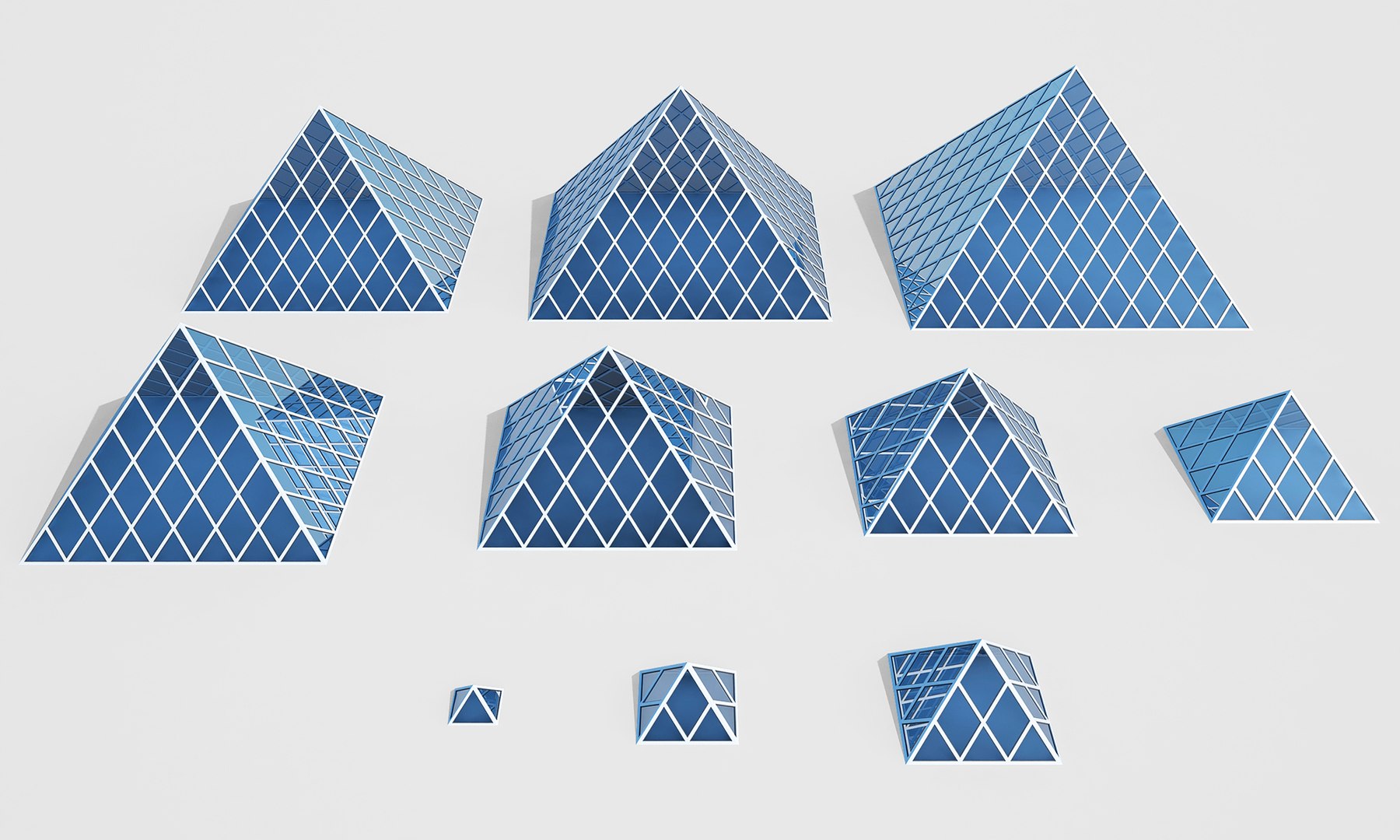 3D Model Pyramid Structure - TurboSquid 1603965