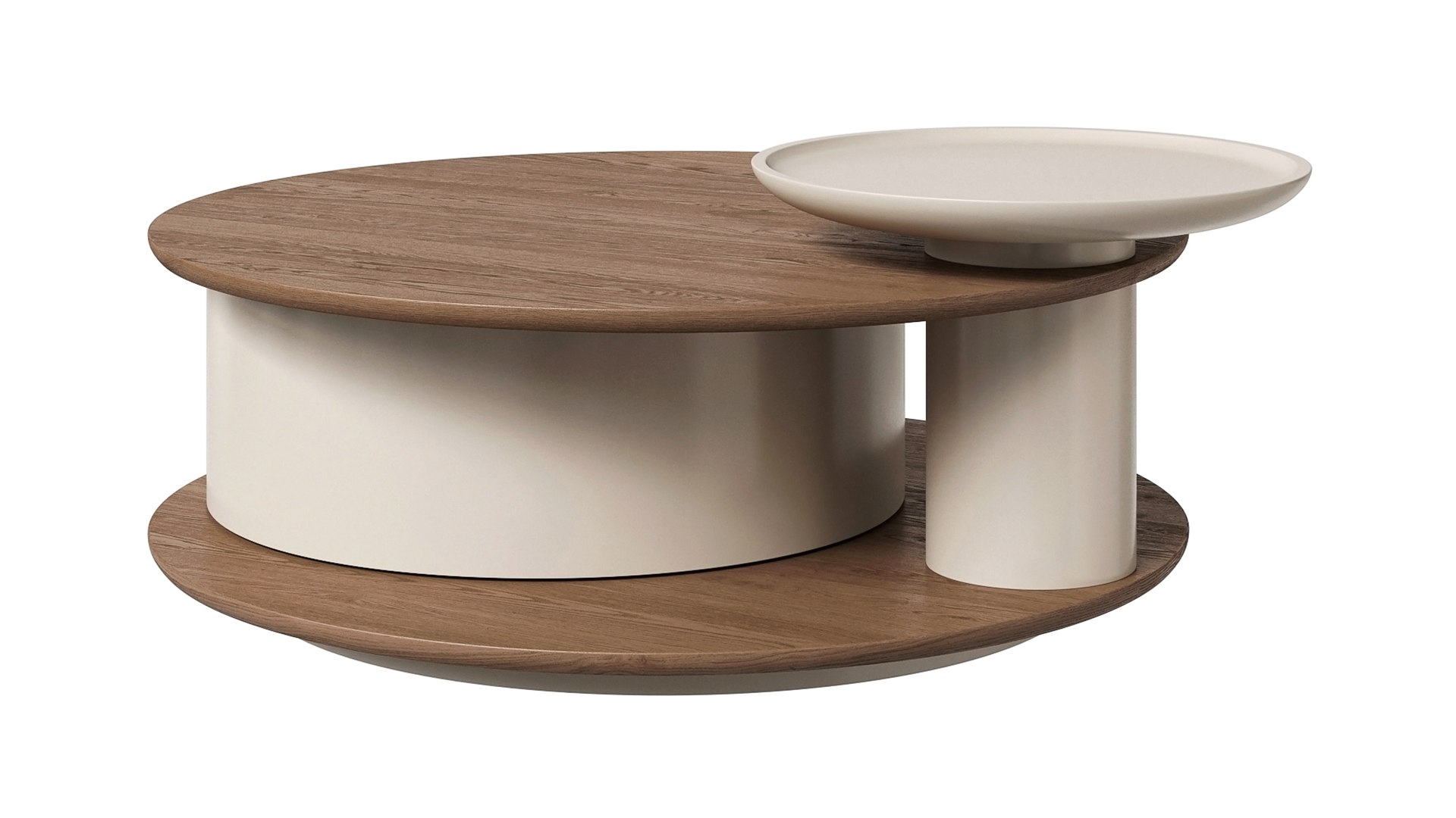 3D Japandi Rotating Coffee Table Model - TurboSquid 2317183