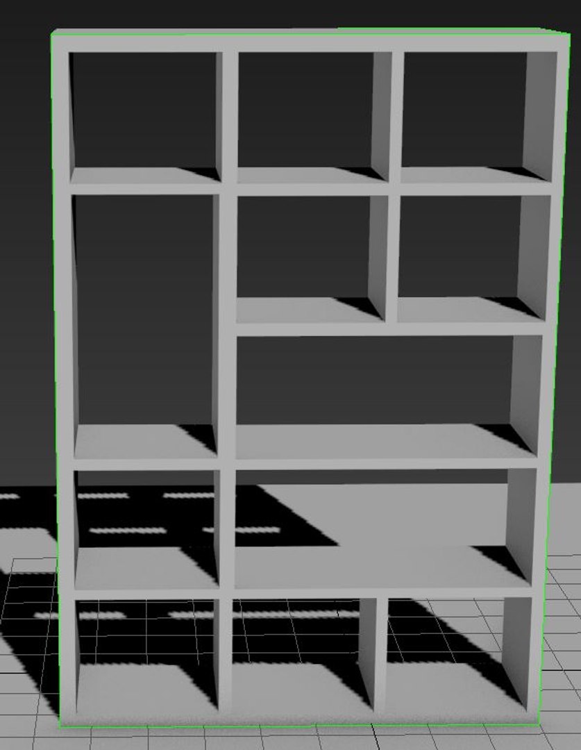 3d Model Bookcase Book