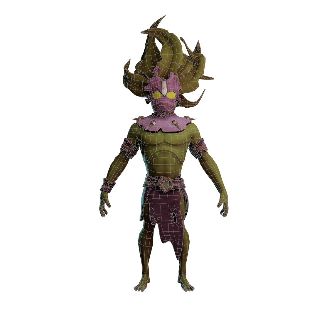 3D Rig Warlock Game Ready Model - TurboSquid 2171631