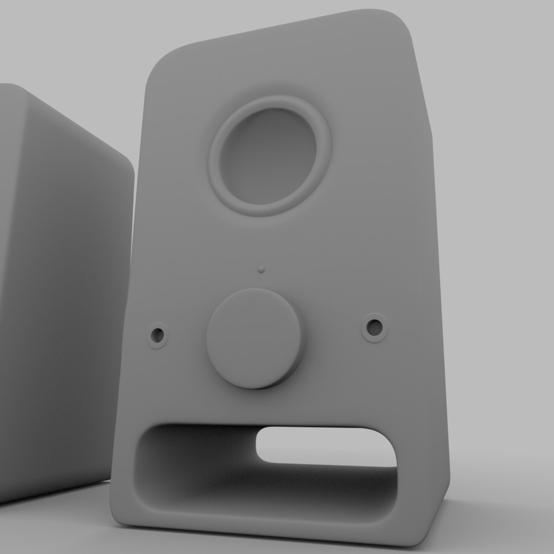 3d Computer Speakers Model