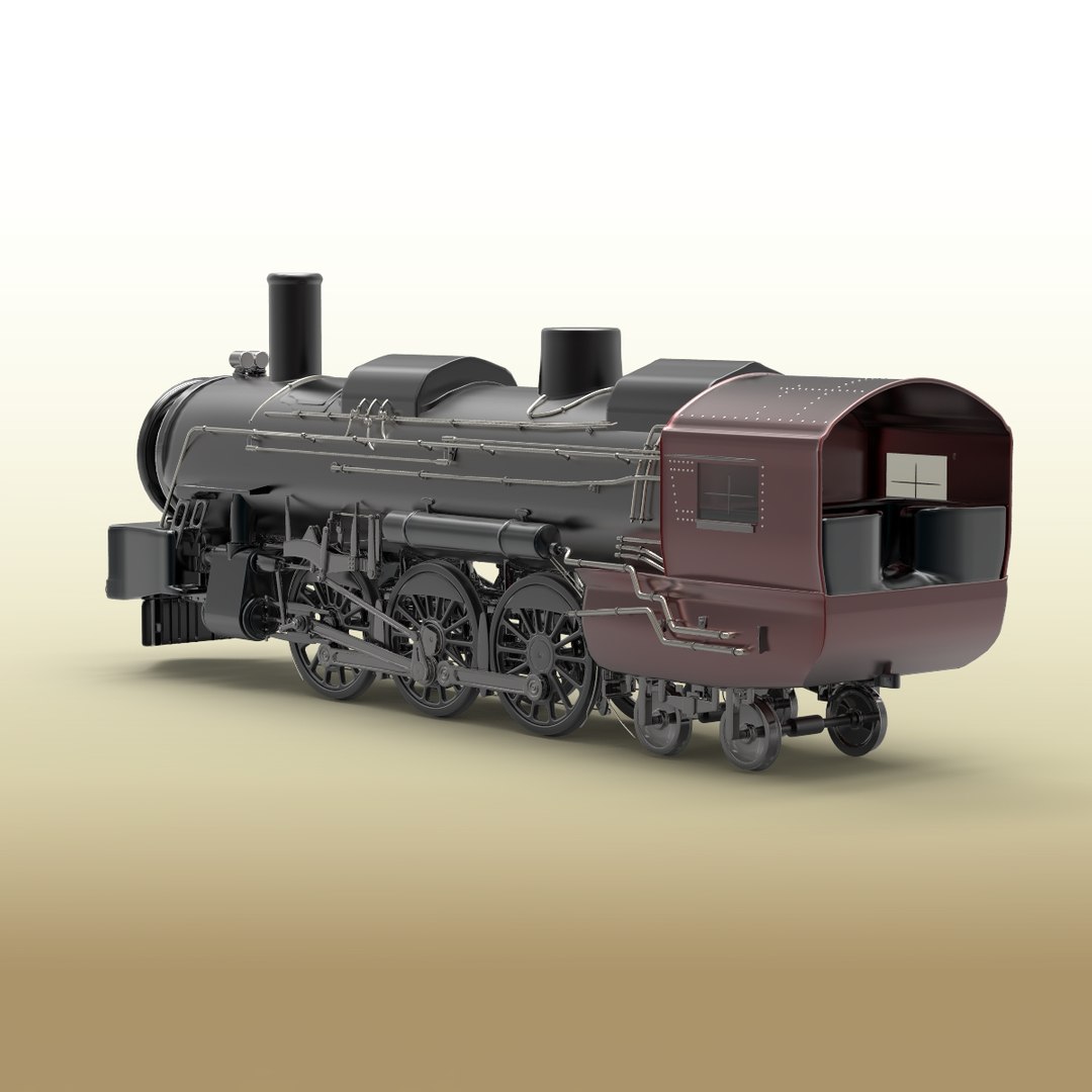 3D Train Engine - TurboSquid 1389221