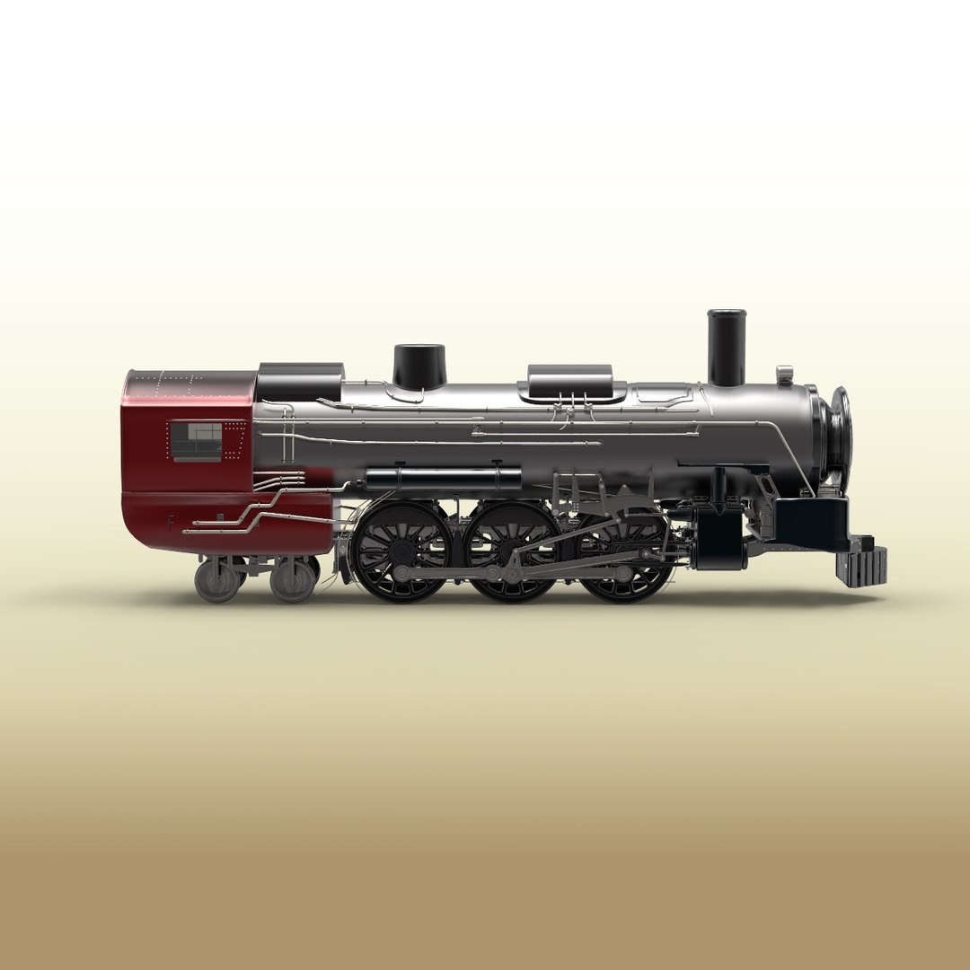3D Train Engine - TurboSquid 1389221