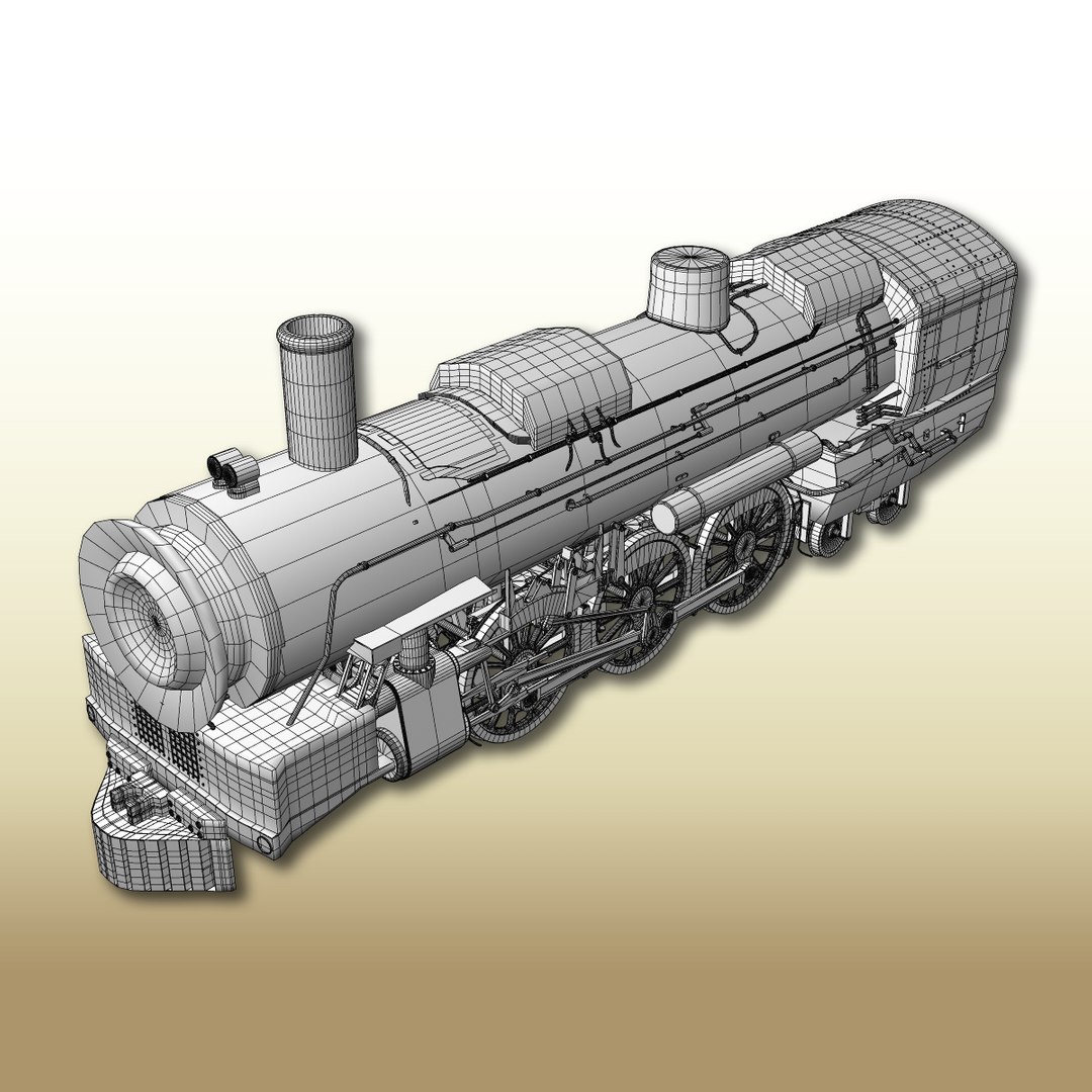 3D Train Engine - TurboSquid 1389221
