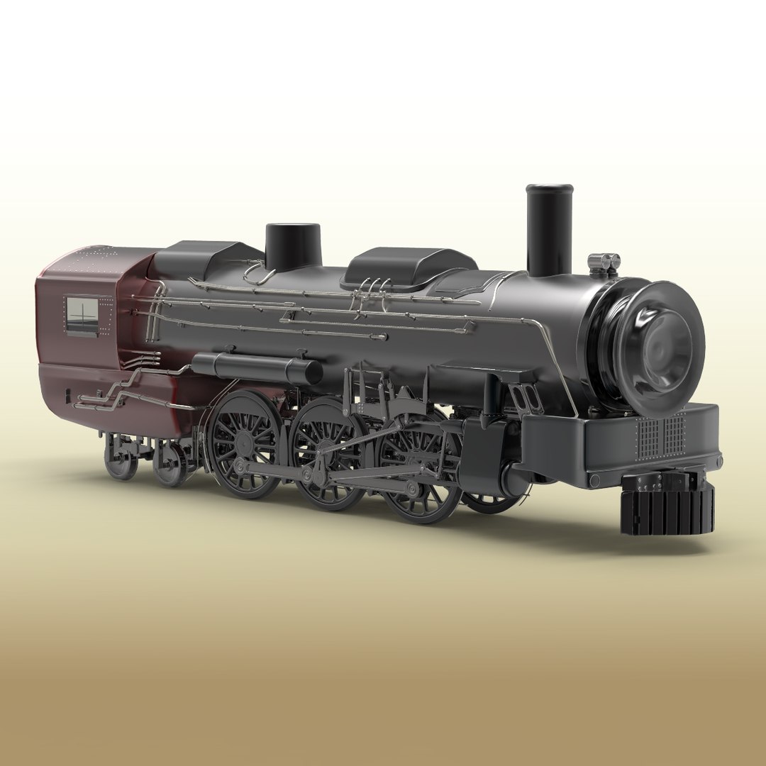 3D Train Engine - TurboSquid 1389221
