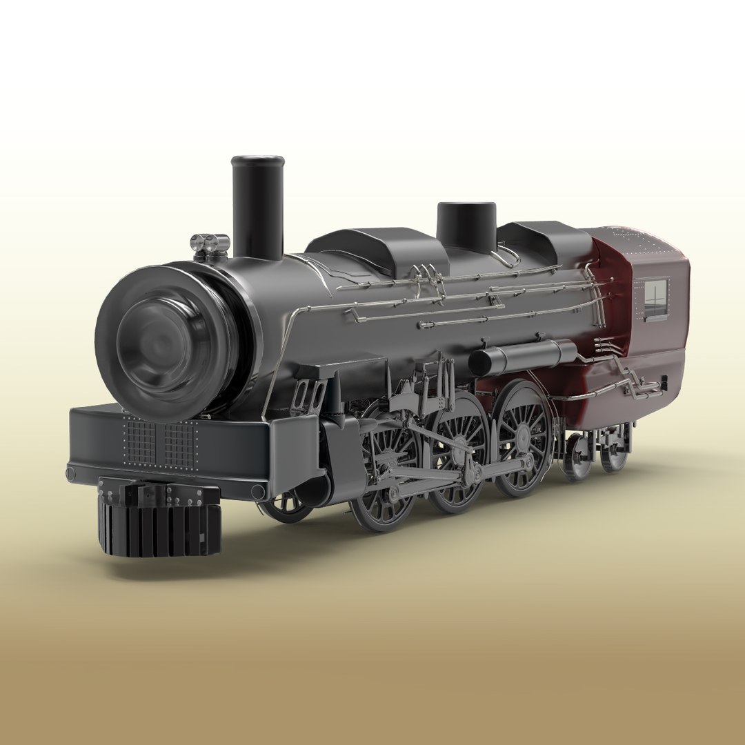 3D Train Engine - TurboSquid 1389221