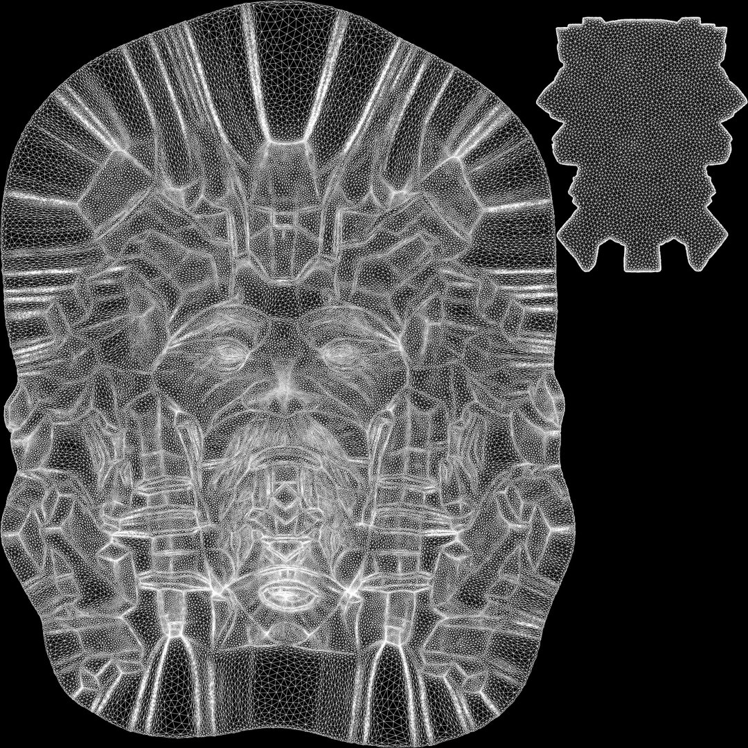 3D Collection 5 Stone Sentinel Busts - TurboSquid 2201813