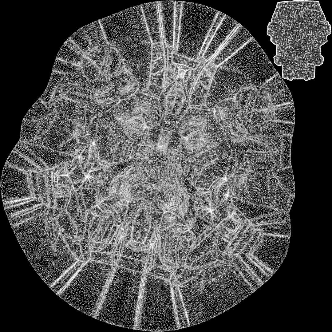 3D Collection 5 Stone Sentinel Busts - TurboSquid 2201813