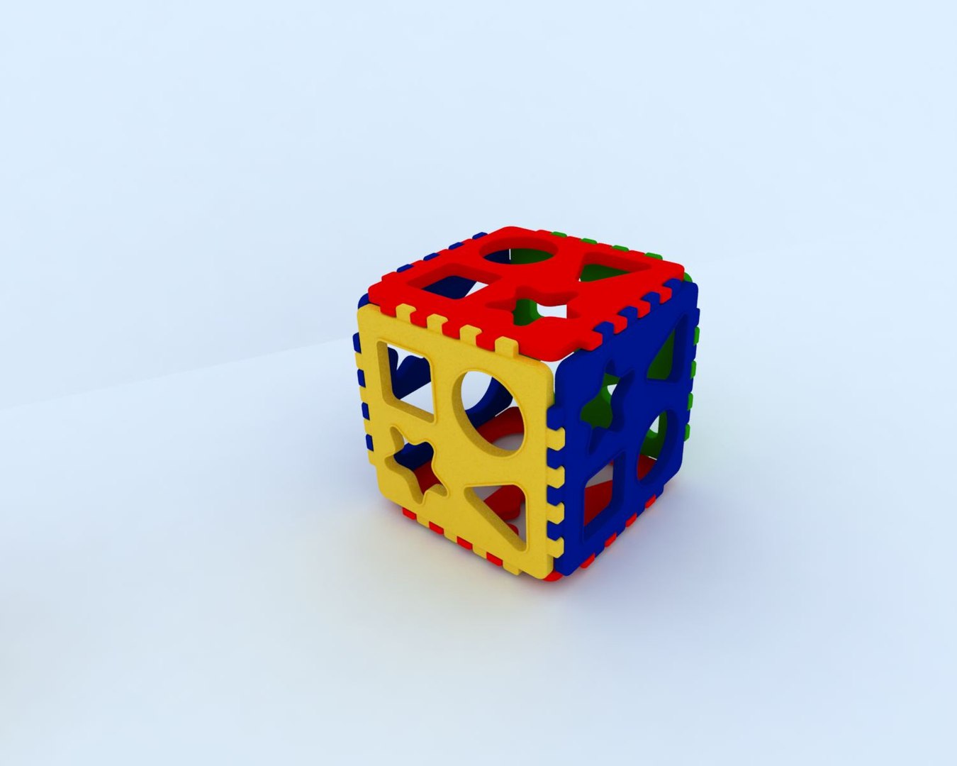 Toy Shape Sorter Box 3d Model