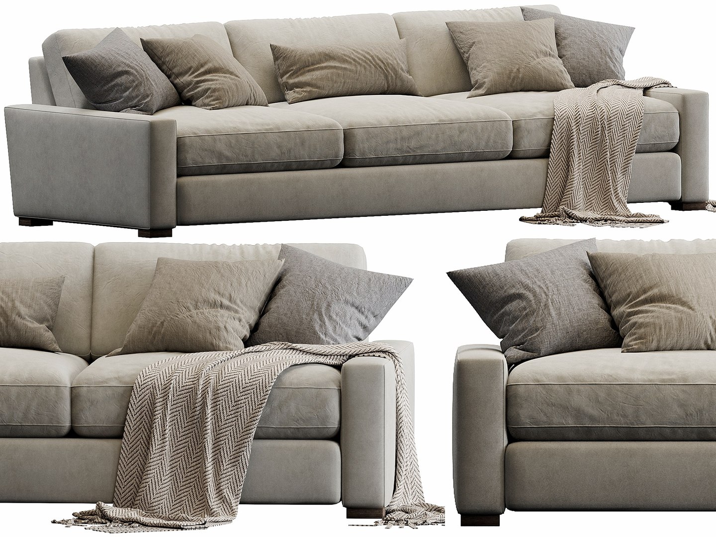 Restoration Hardware Maxwell 3D Model - TurboSquid 2021881